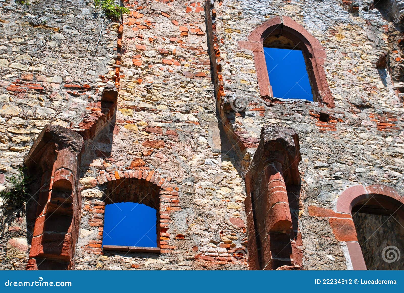 WIndows on Infinity, Rotteln Castle, Germany Stock Photo - Image of ...