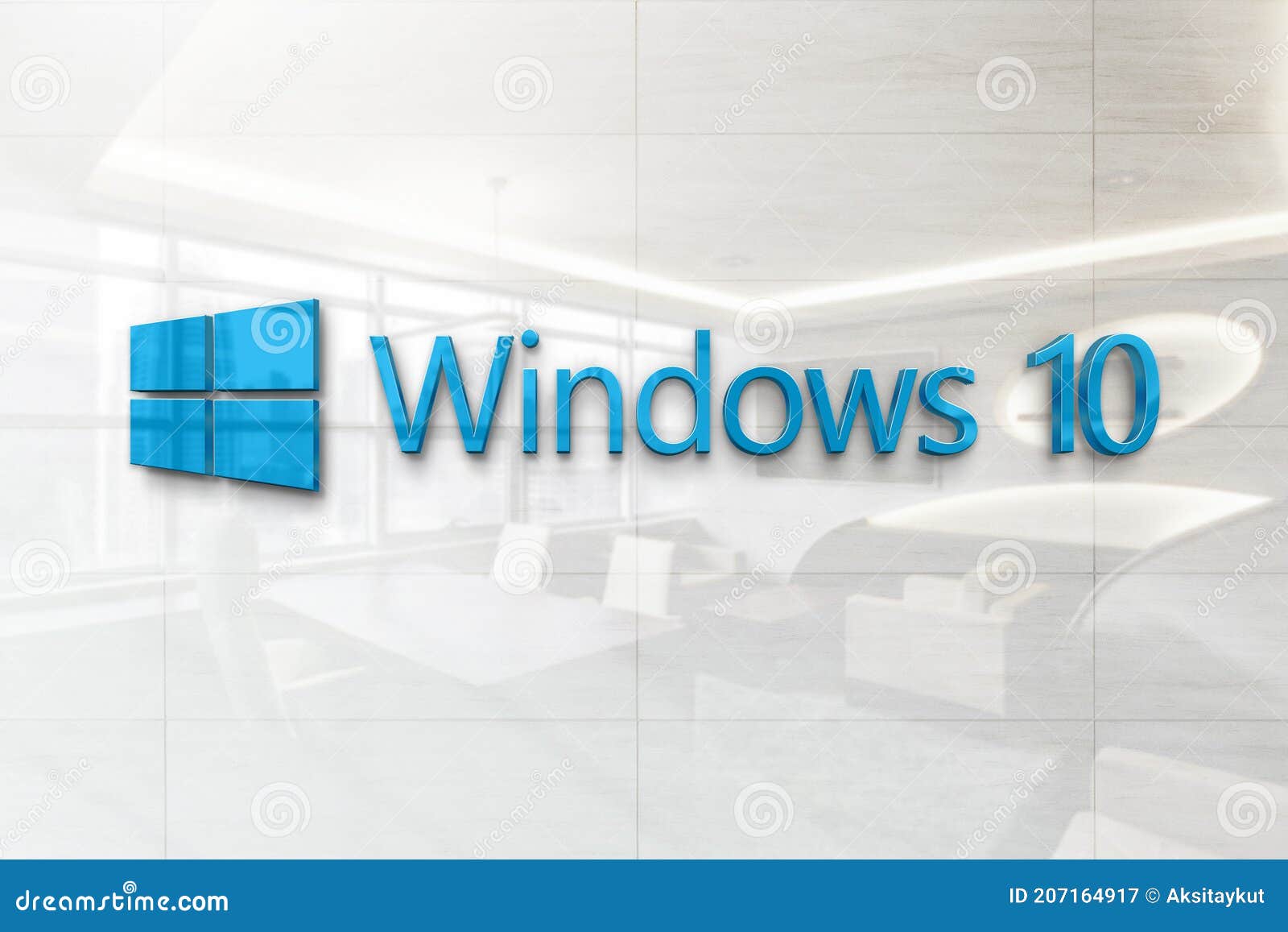 Windows 10 On Iphone Realistic Texture Editorial Photo | CartoonDealer ...