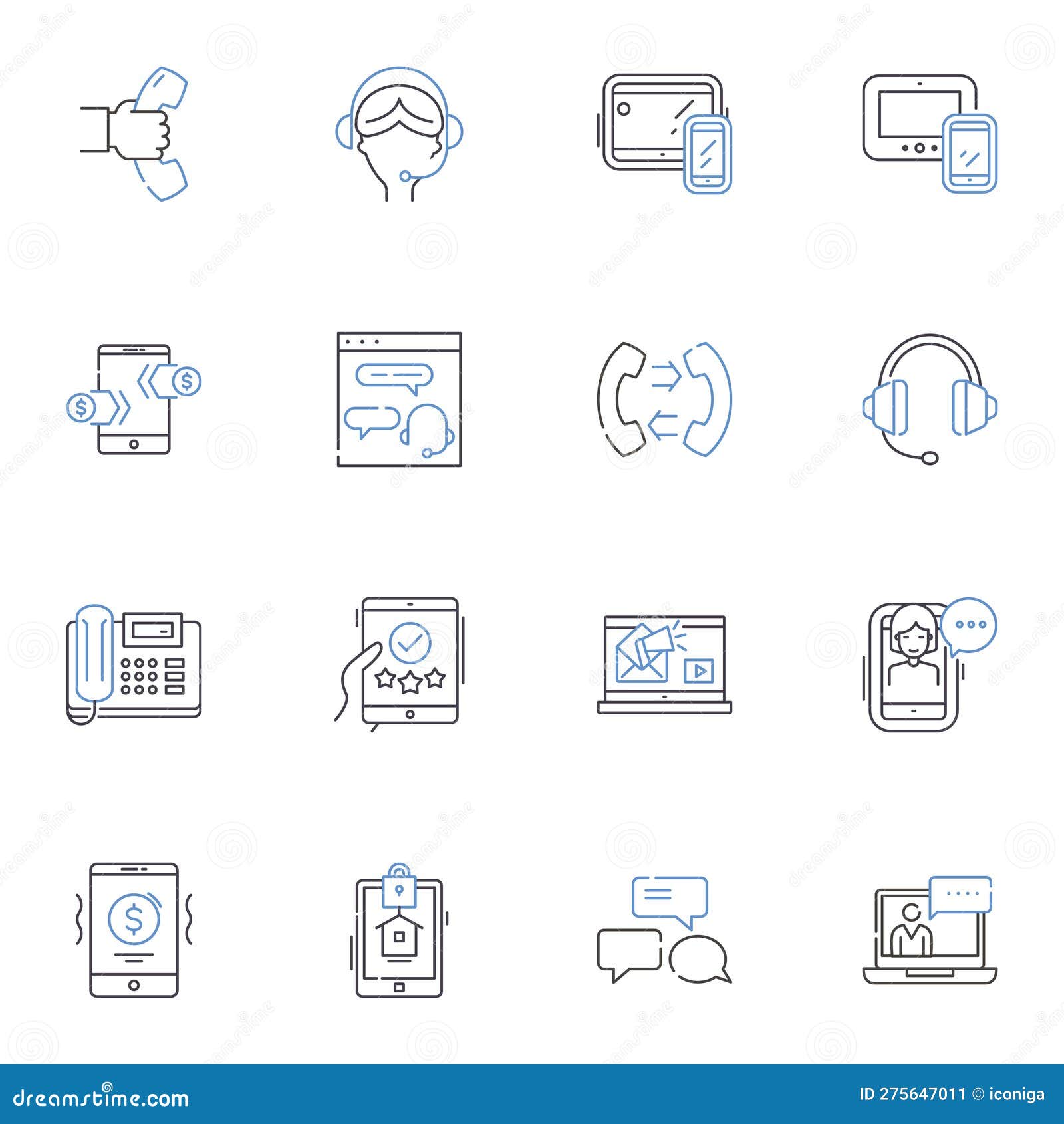 Windows Line Icons Collection. Operating-system, Interface, Upgrade ...