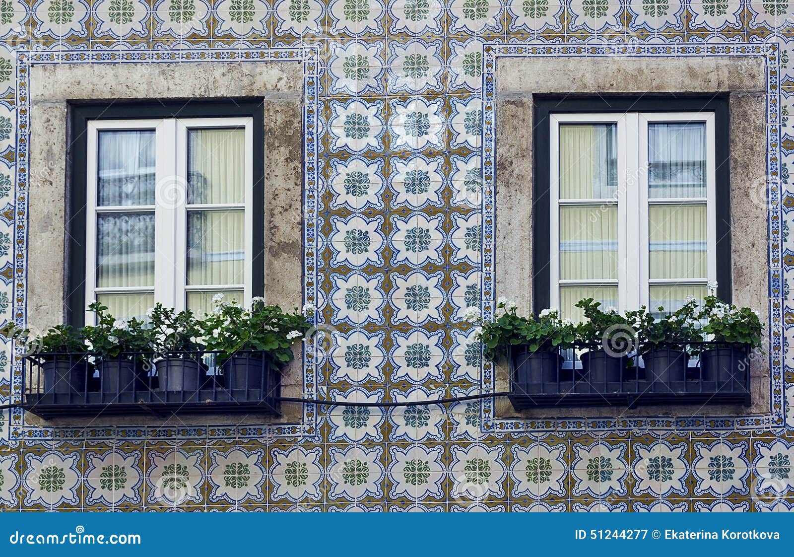 Windows in Lisbon stock image. Image of architecture - 51244277