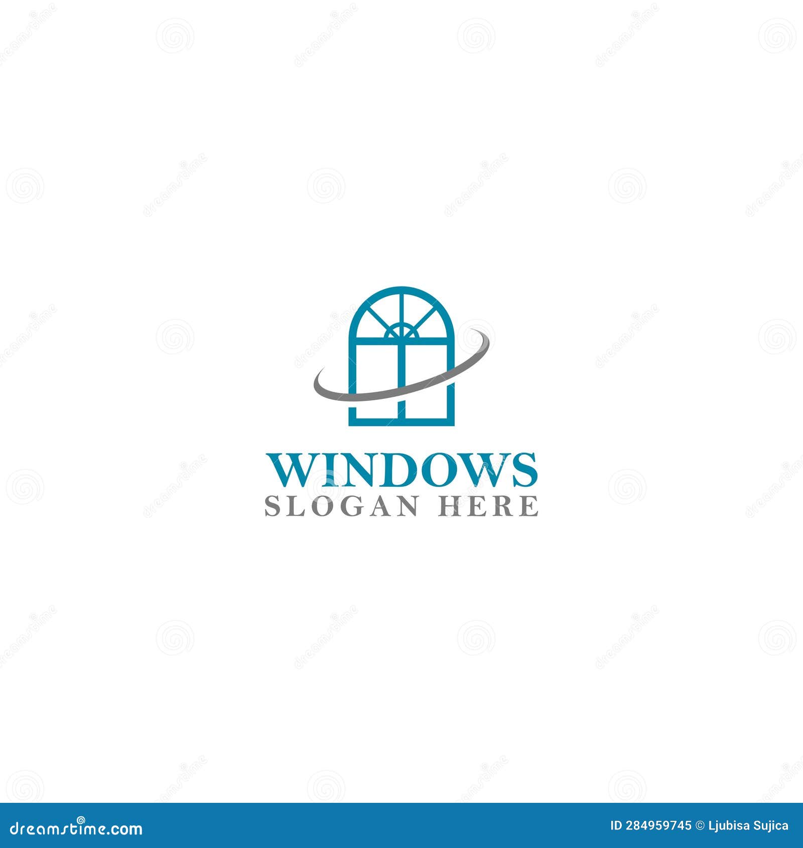 Windows Logo Design Template Element Isolated on White Background Stock ...