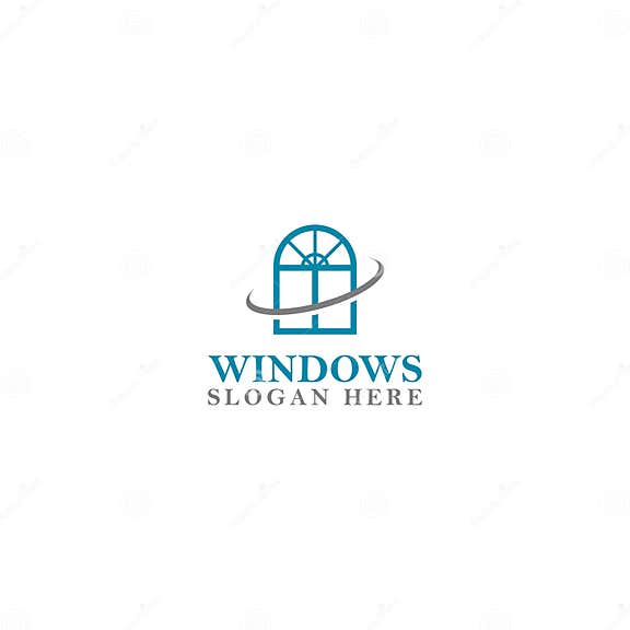 Windows Logo Design Template Element Isolated on White Background Stock ...