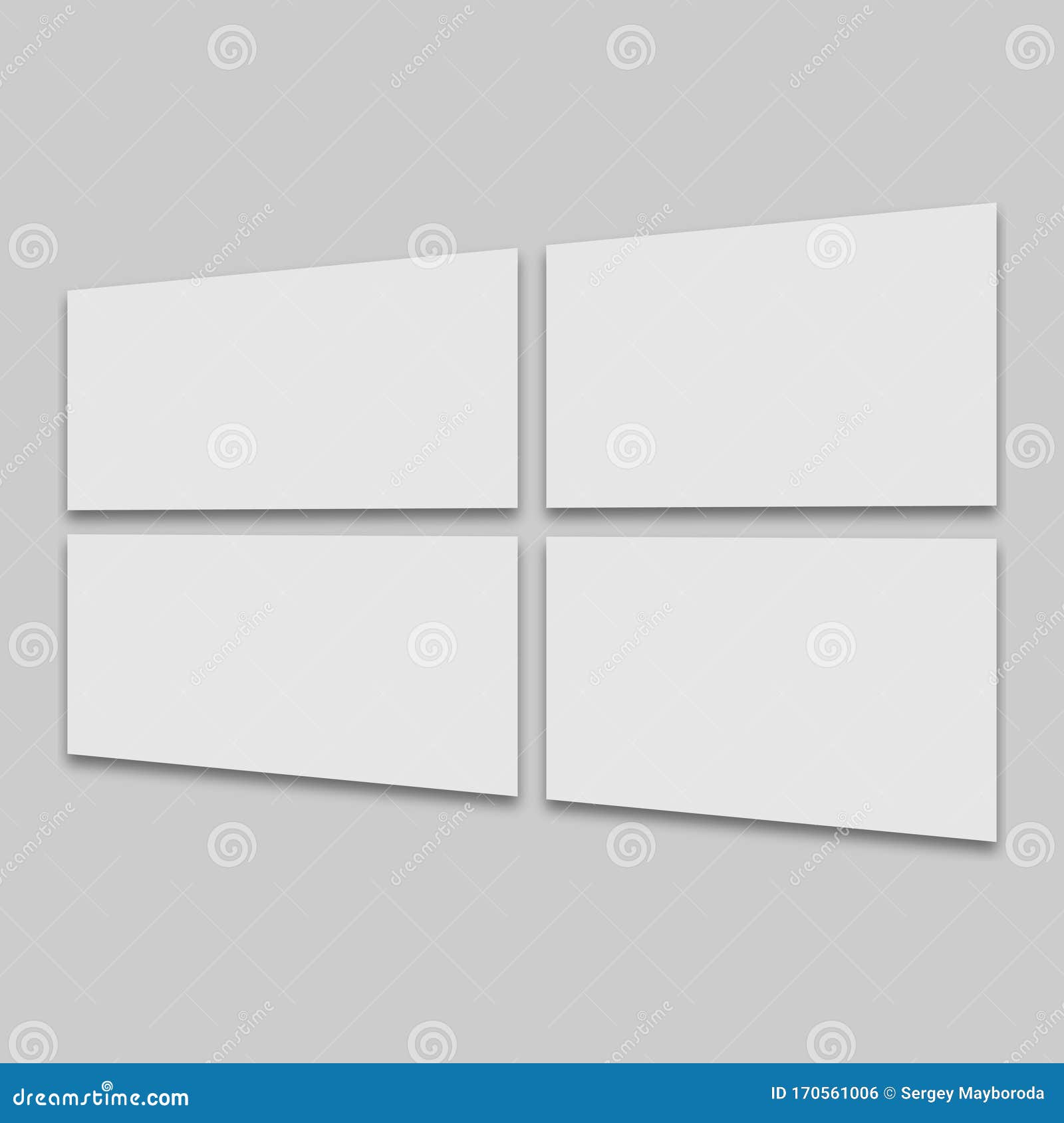 Windows Logo in a Light Tone Editorial Photo - Illustration of develops ...