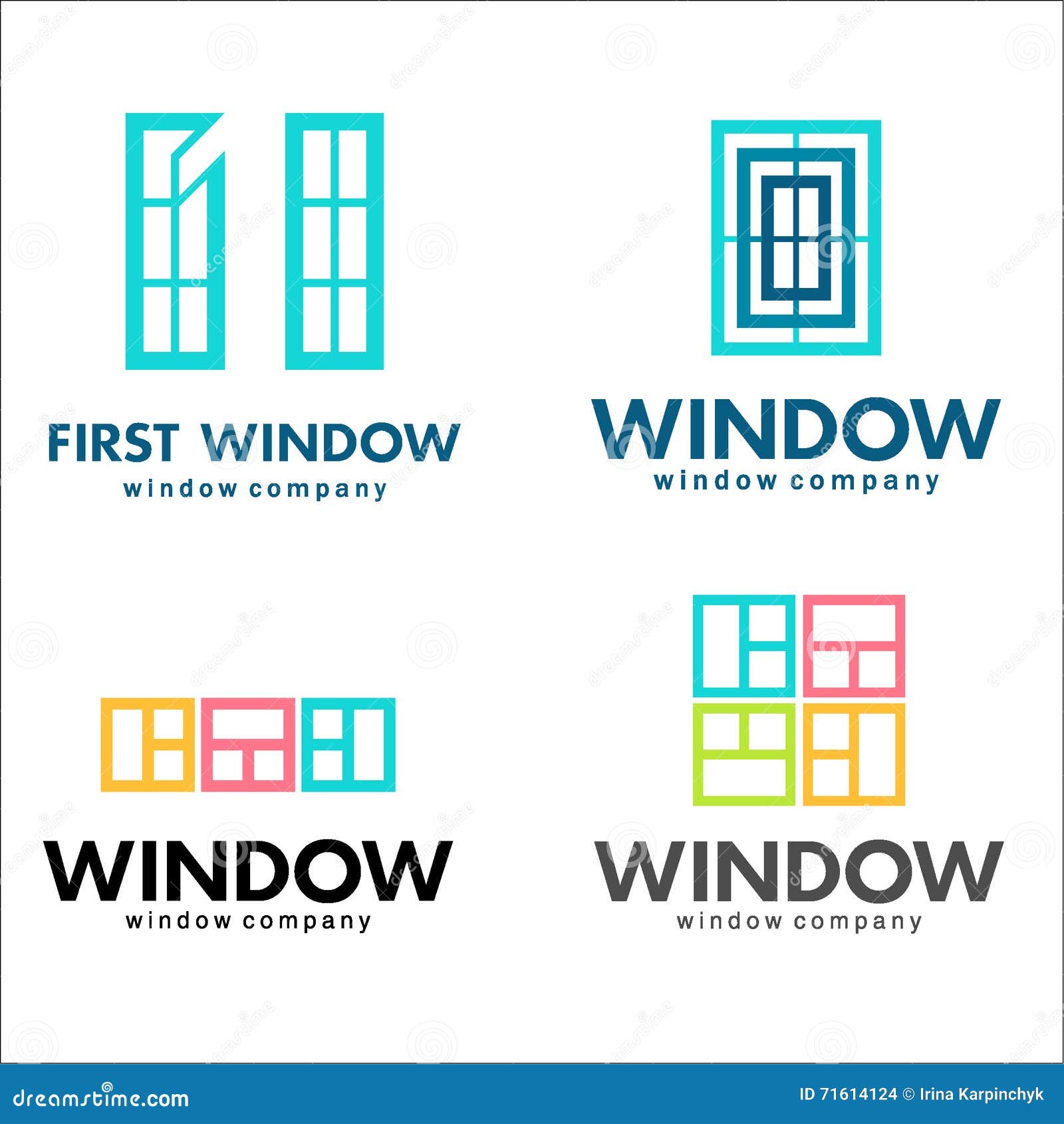 Windows Logo Set, Vector Logo Template. Stock Vector - Illustration of ...