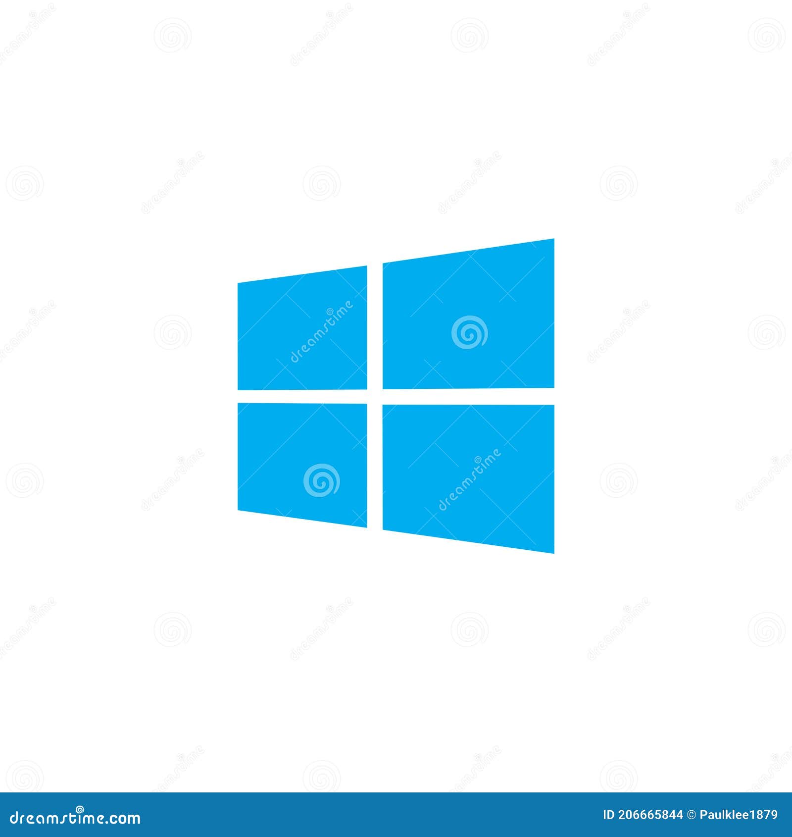 Windows 10 Logo on White Background Editorial Illustrative Editorial ...