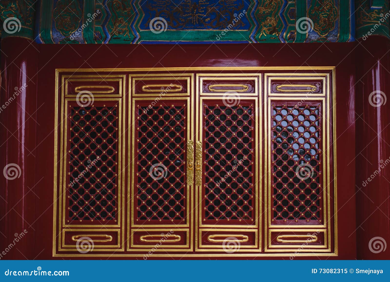 The Windows, Made in Traditional Chinese Style Stock Image - Image of ...