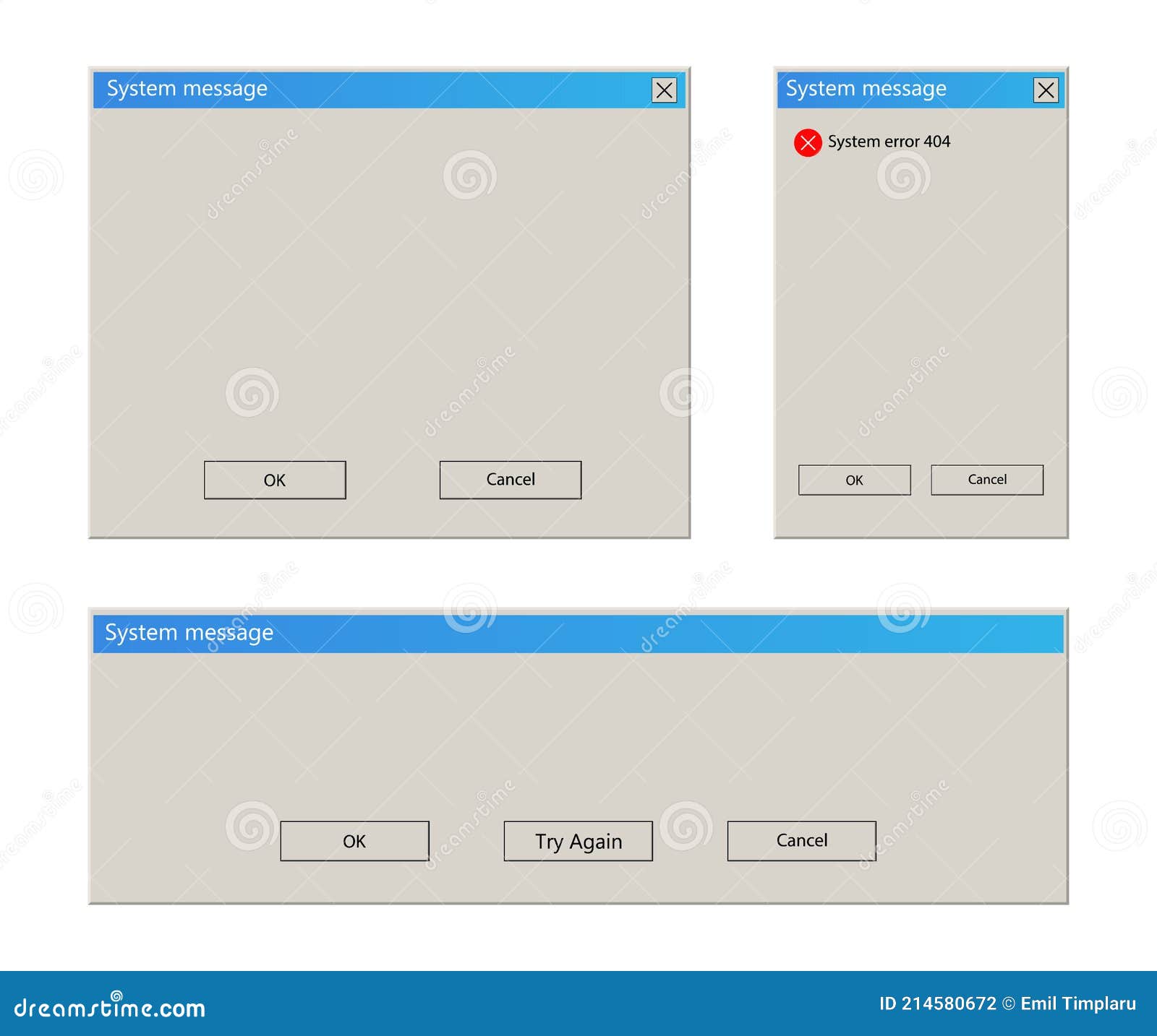 Windows Message Vector Design Illustration Isolated on White Background ...
