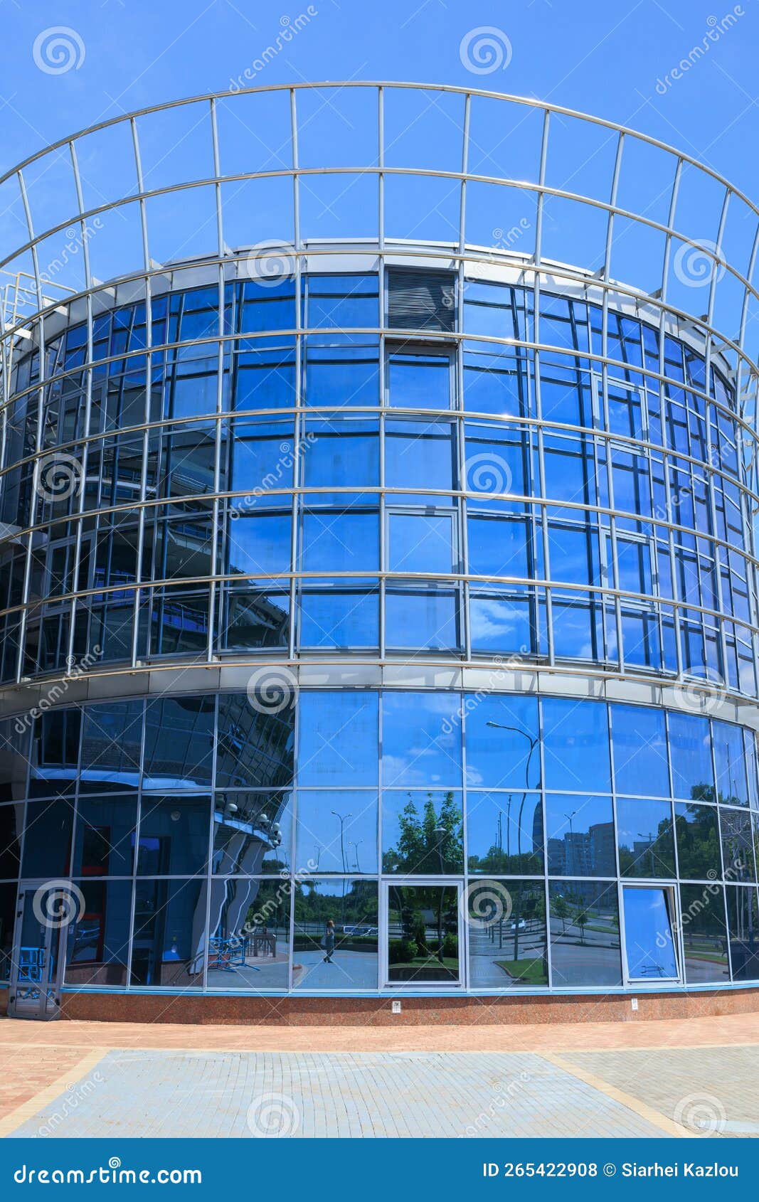 Windows and Metal Structure on the Wall of Modern Buildings of Business ...