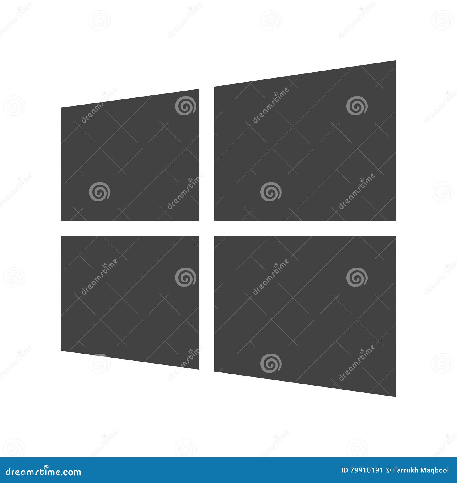 Windows Icon Logo Cartoon Vector | CartoonDealer.com #223937589