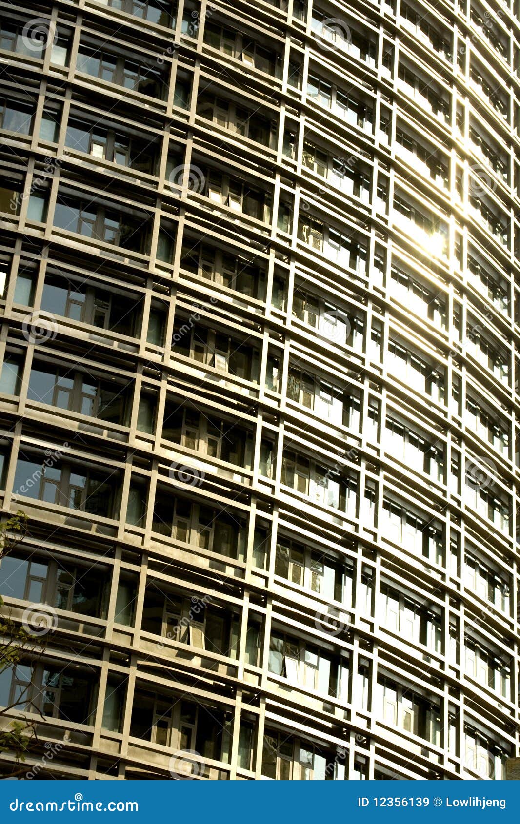 Windows of modern building stock image. Image of building - 12356139