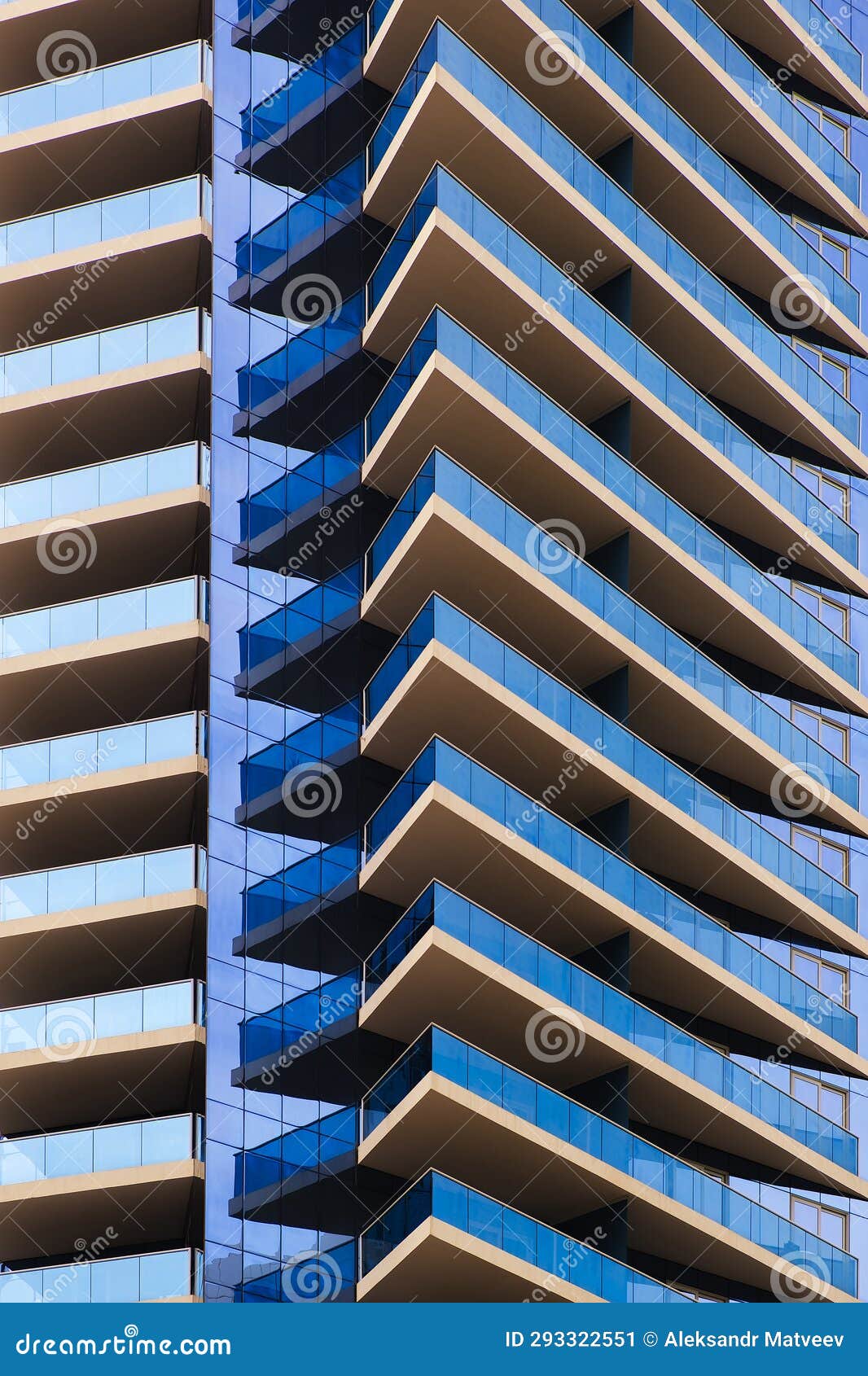 Windows of Modern Building Exterior Stock Image - Image of glass ...
