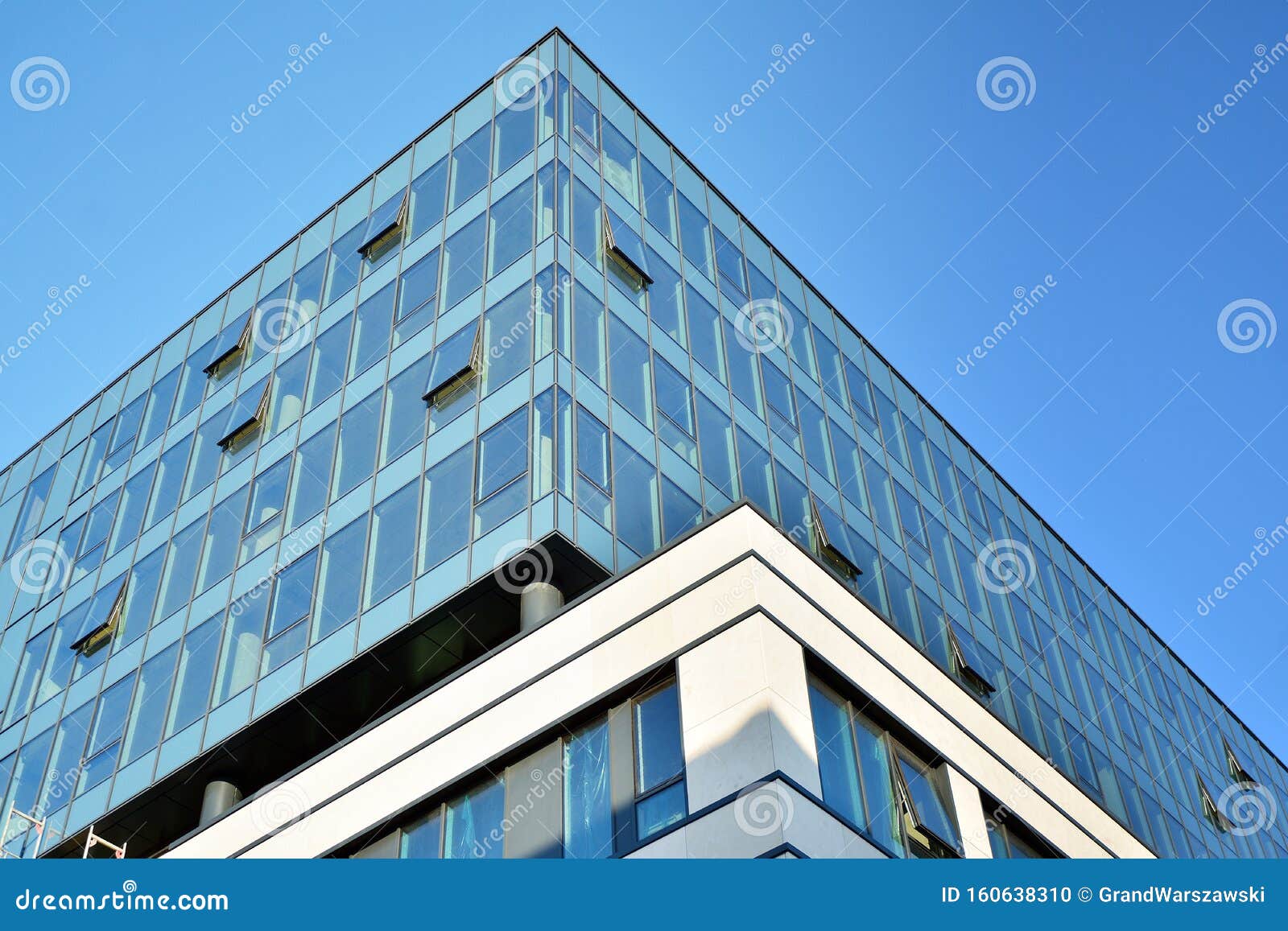 The Windows of a Modern Building for Offices. Business Buildings ...