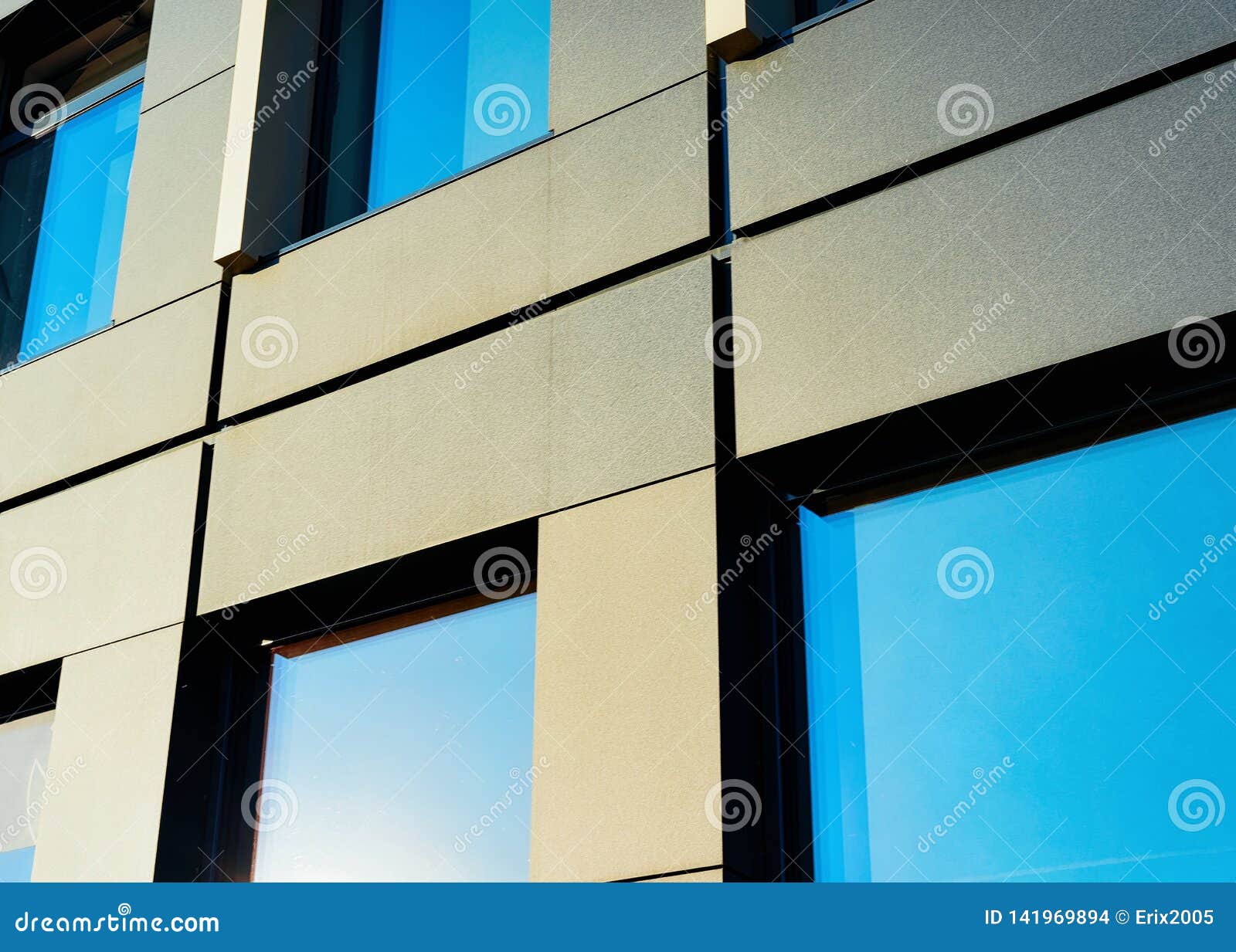 Windows of Modern Business Office Building Stock Photo - Image of ...