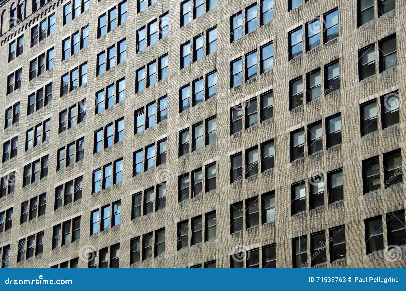 Windows of Modern City Building Stock Image - Image of intersect ...