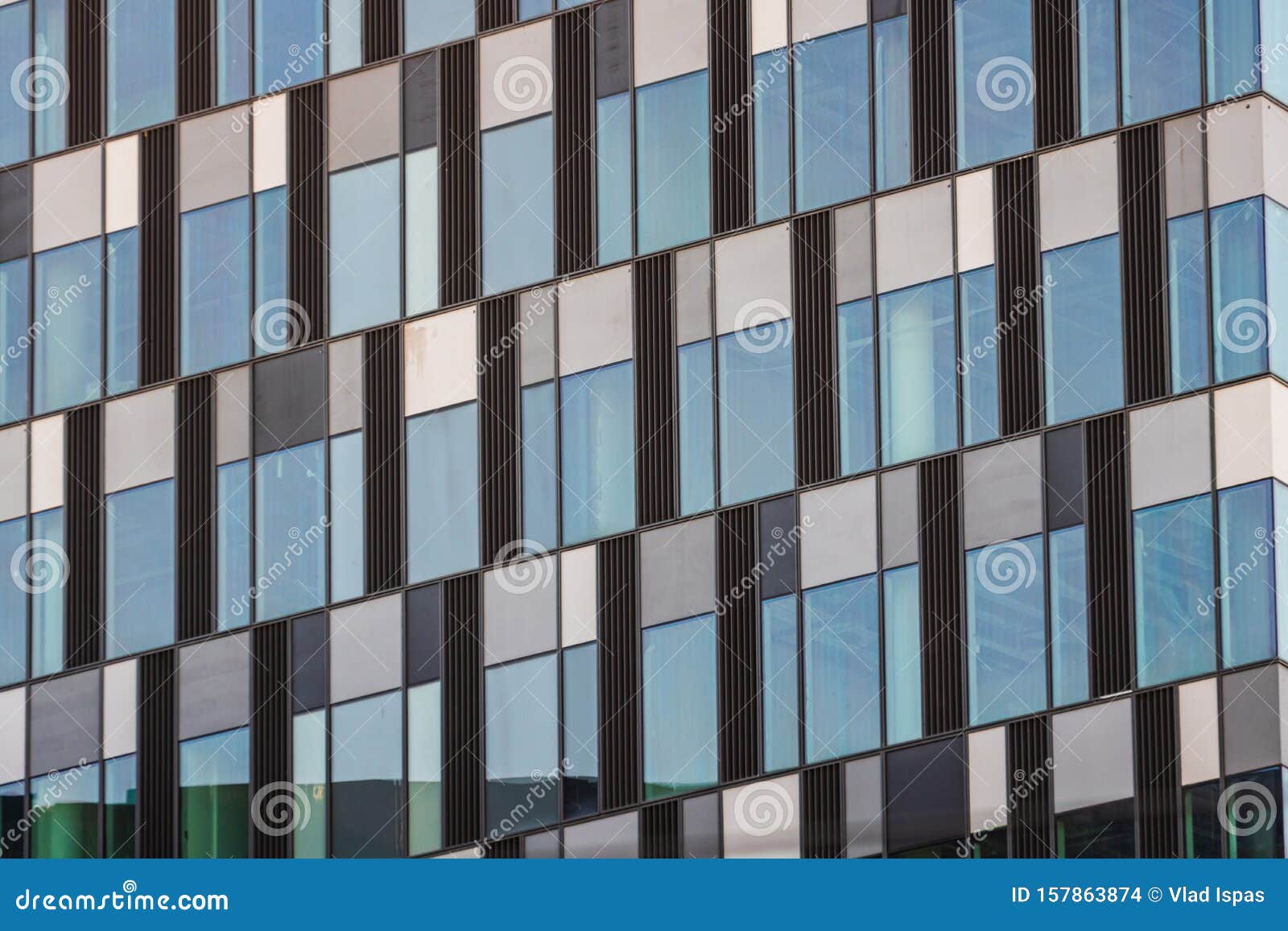Windows of Modern Office Building Stock Photo - Image of history ...