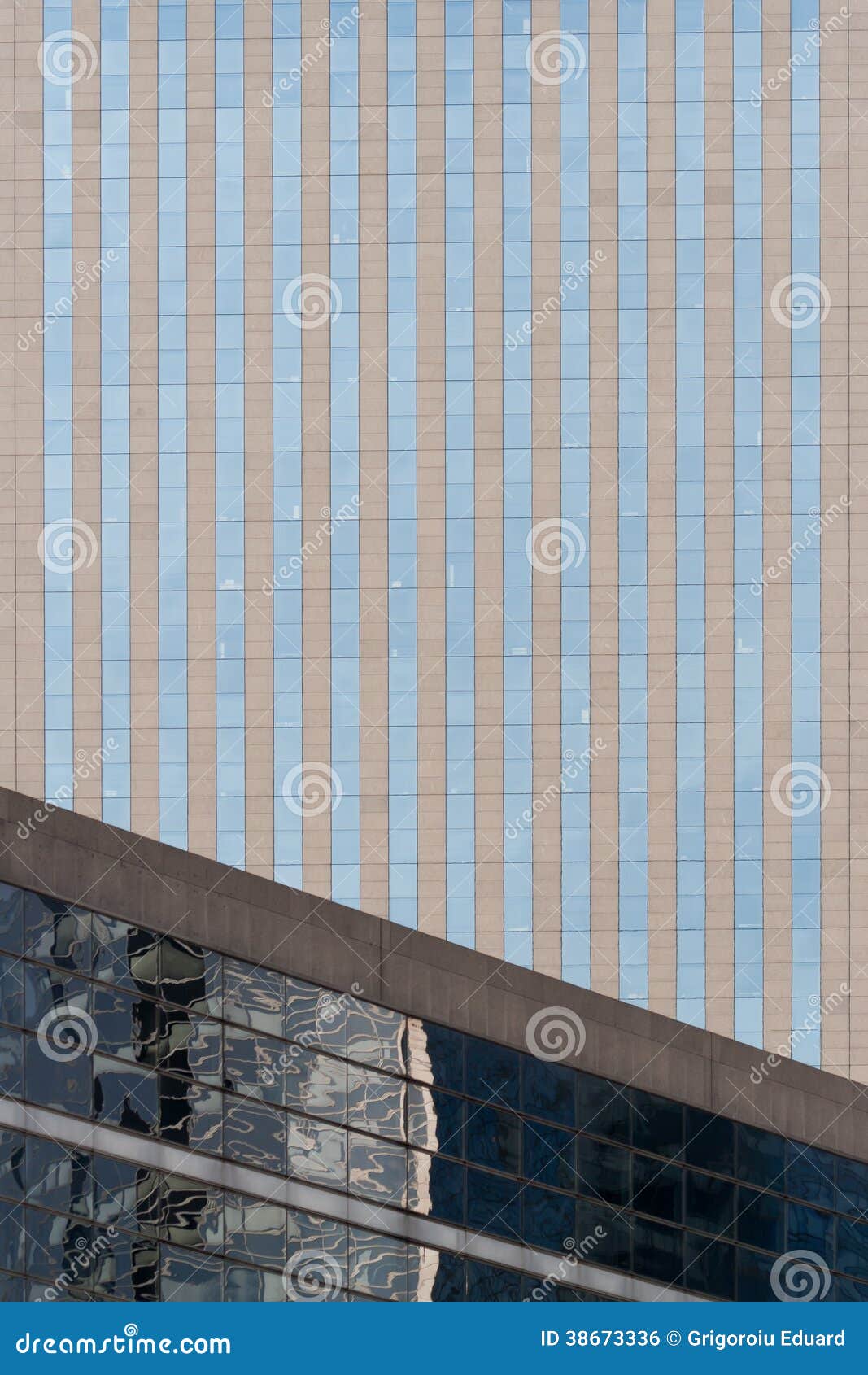 Windows on Modern Office Building Stock Photo - Image of defense ...