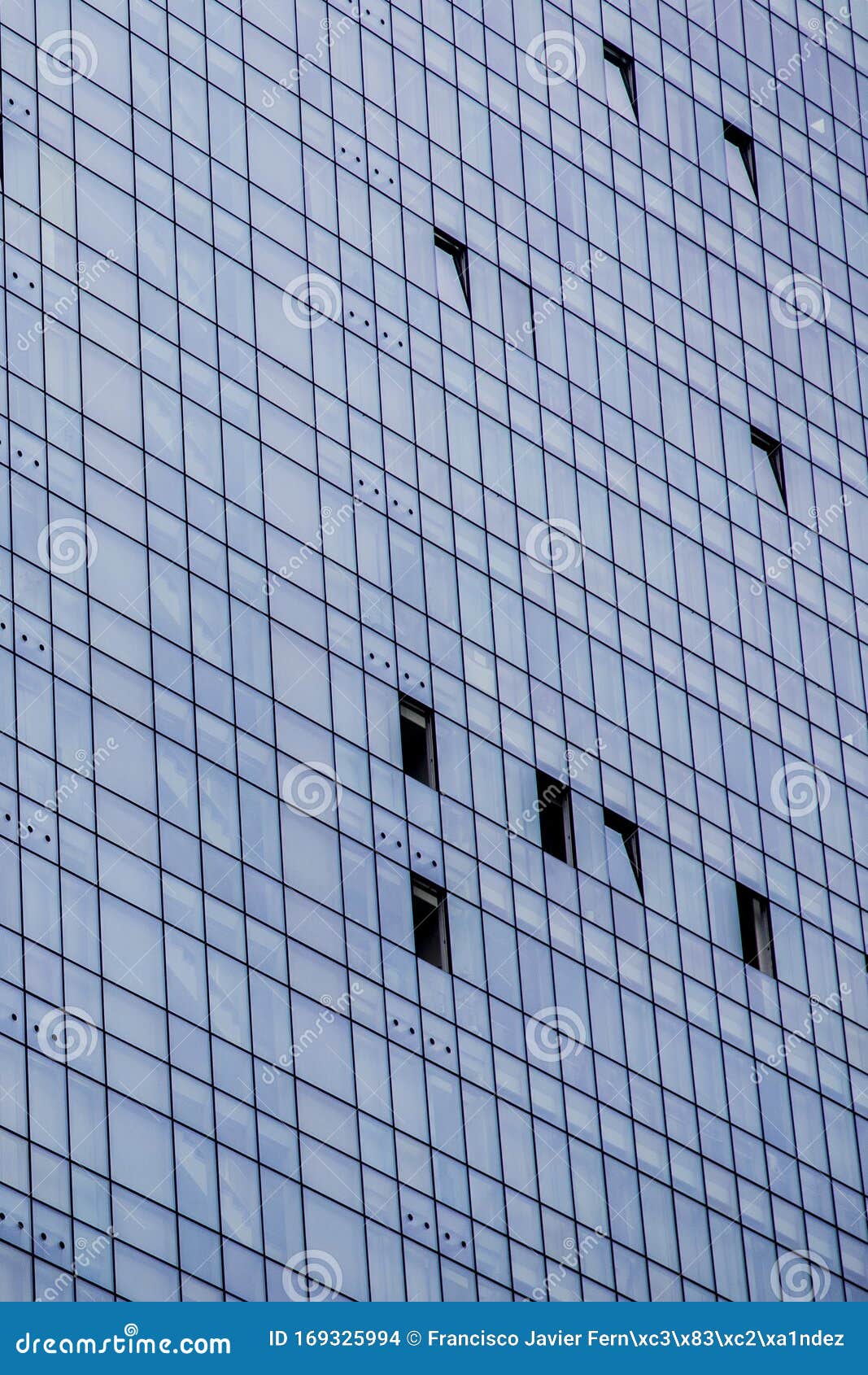 Windows of Modern Office Building Texture Seen from Below Stock Photo ...