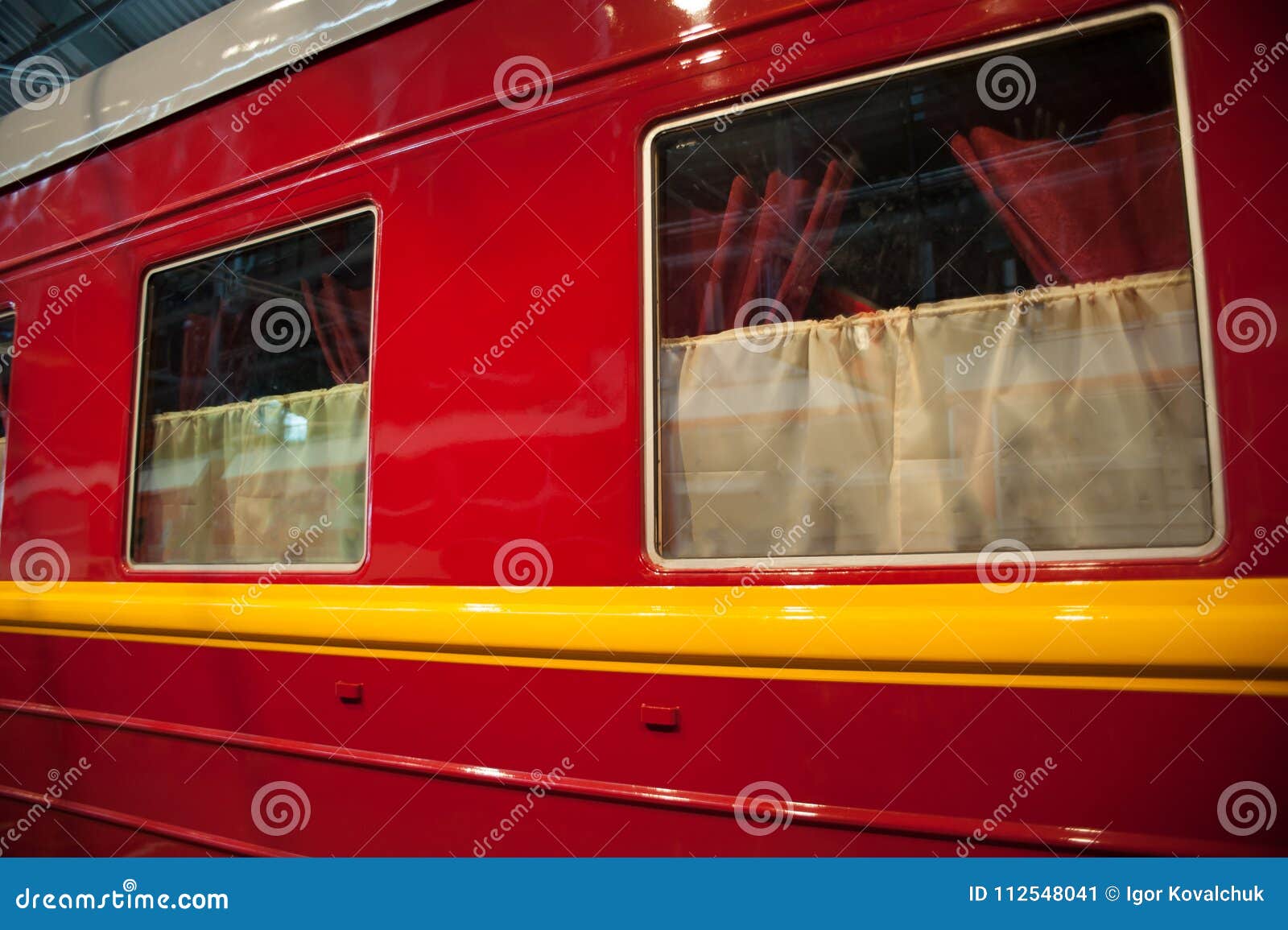 Windows of Modern Russian Train Stock Image - Image of traffic, rain ...