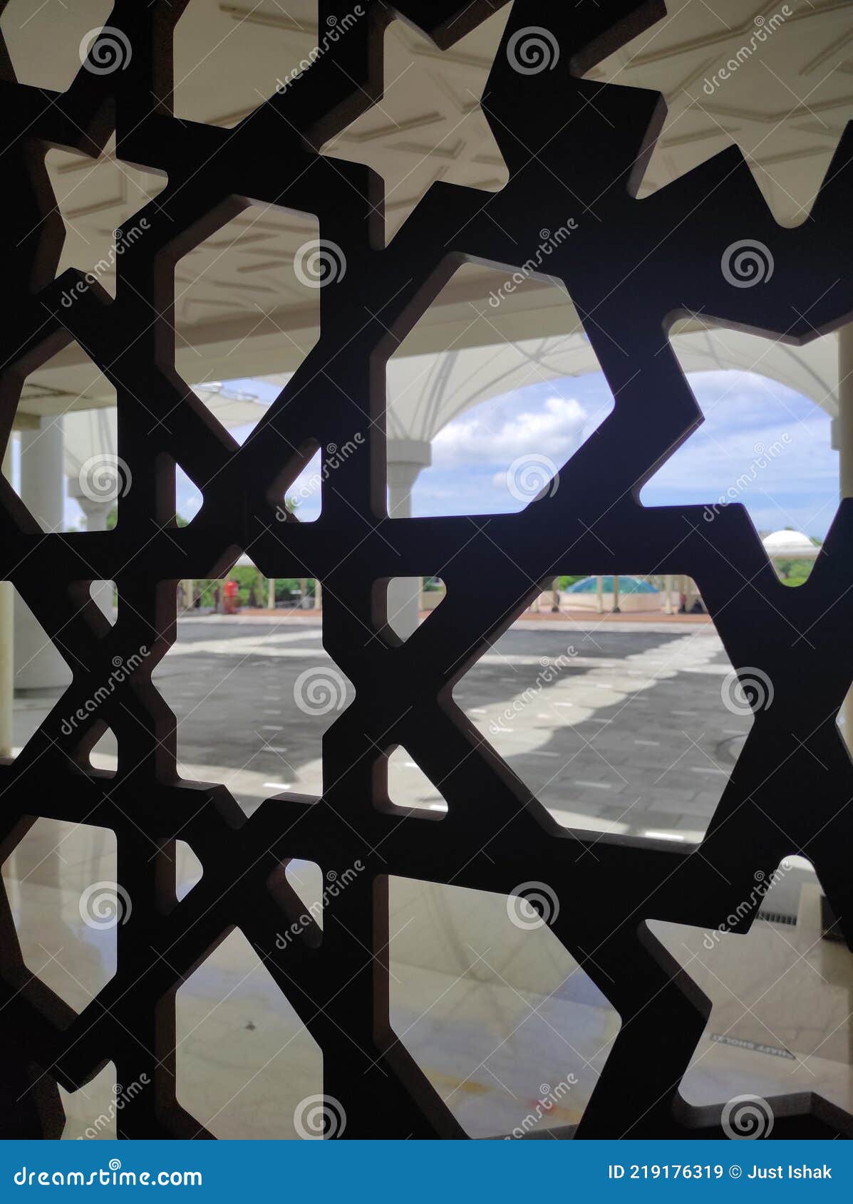 Windows of mosque stock image. Image of iron, window - 219176319