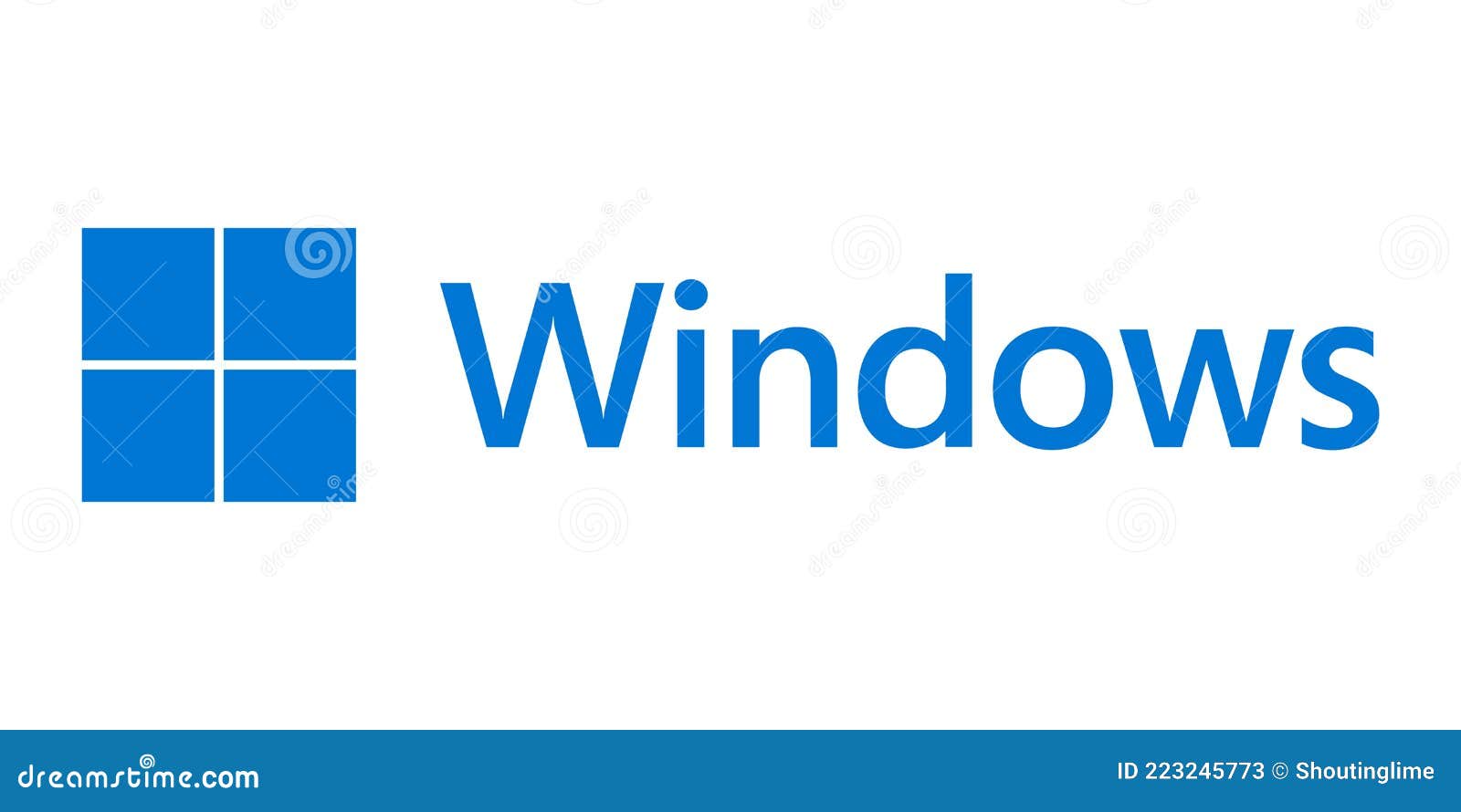 Windows 11 New Vector Emblem Logo and Text Editorial Stock Photo ...