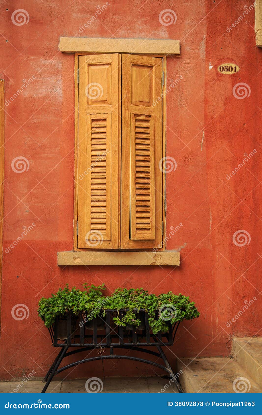 Windows, oak wall red stock photo. Image of texture, reddish - 38092878