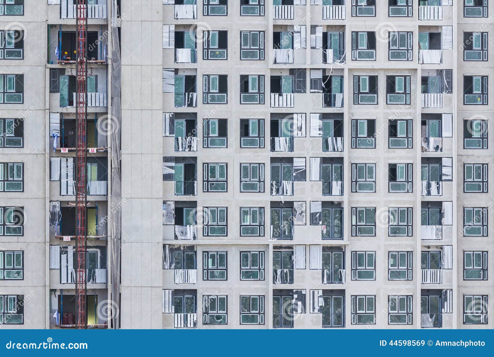 Windows Office Building Background. Stock Image - Image of downtown ...