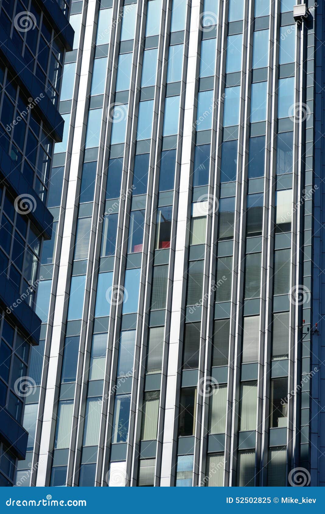 Windows in an Office Building Stock Image - Image of construction ...