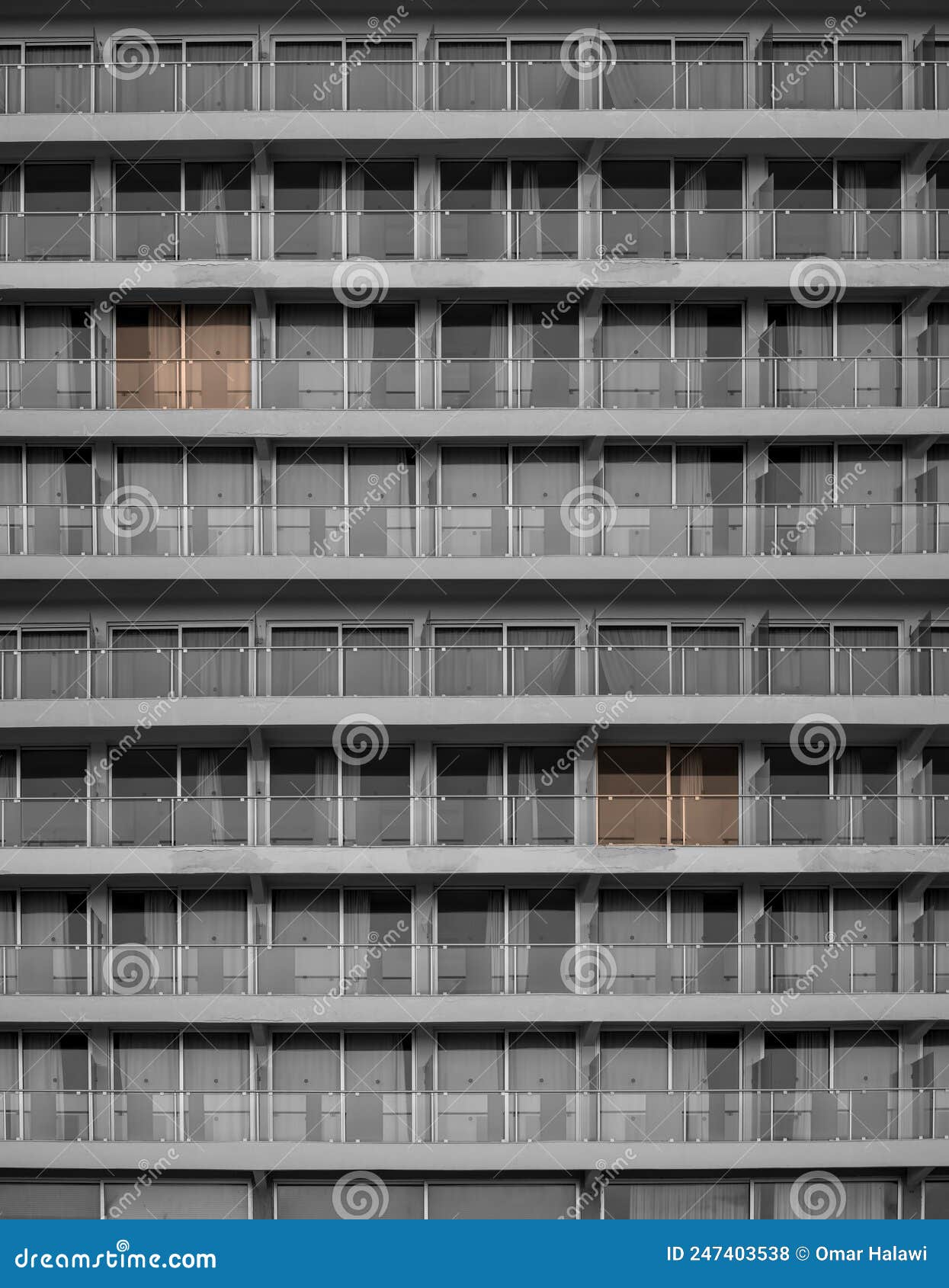 Windows of Offices in a Tower or Skyscraper Stock Photo - Image of ...
