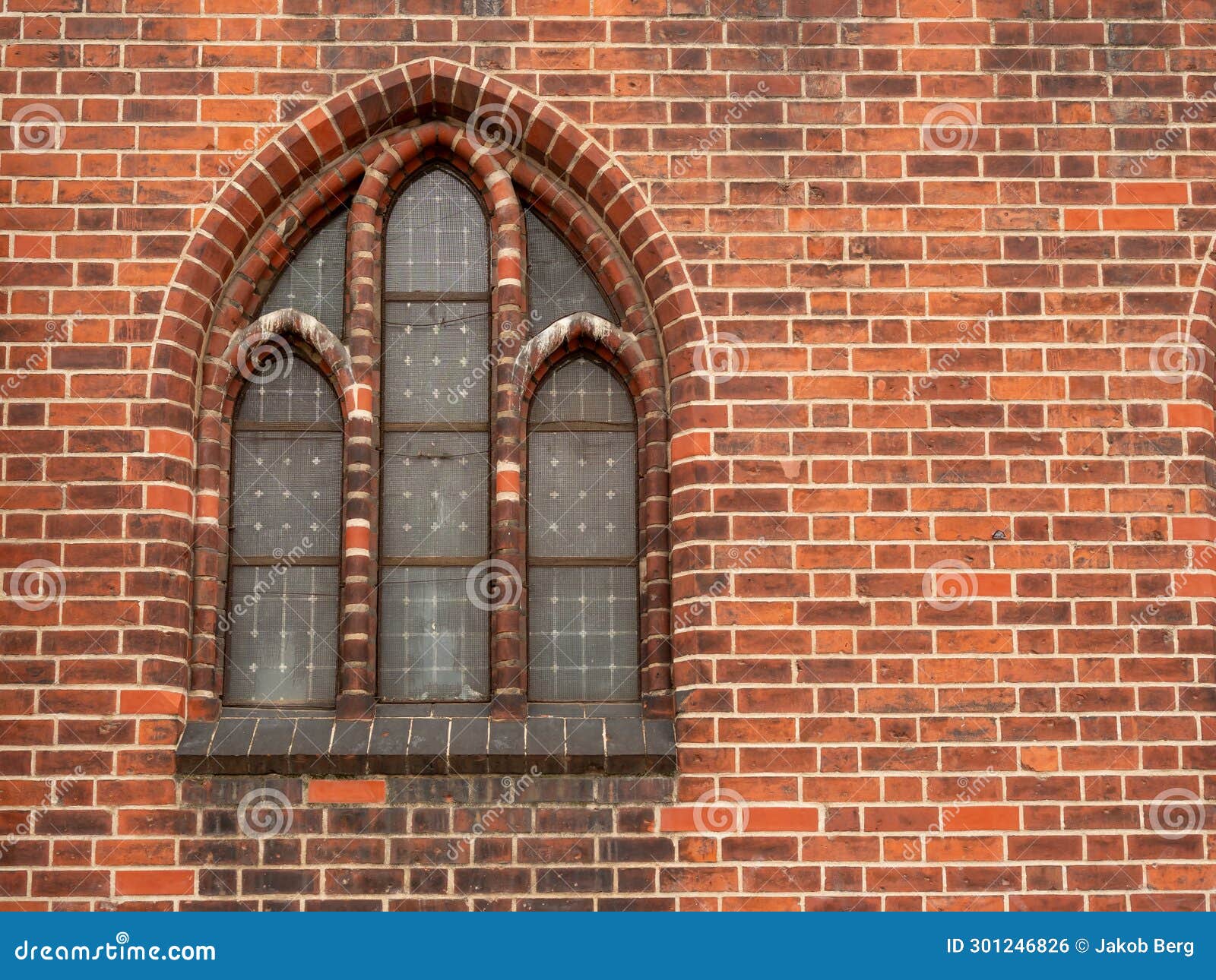 Windows of an Old Brick Building. Stock Photo - Image of arched, europe ...