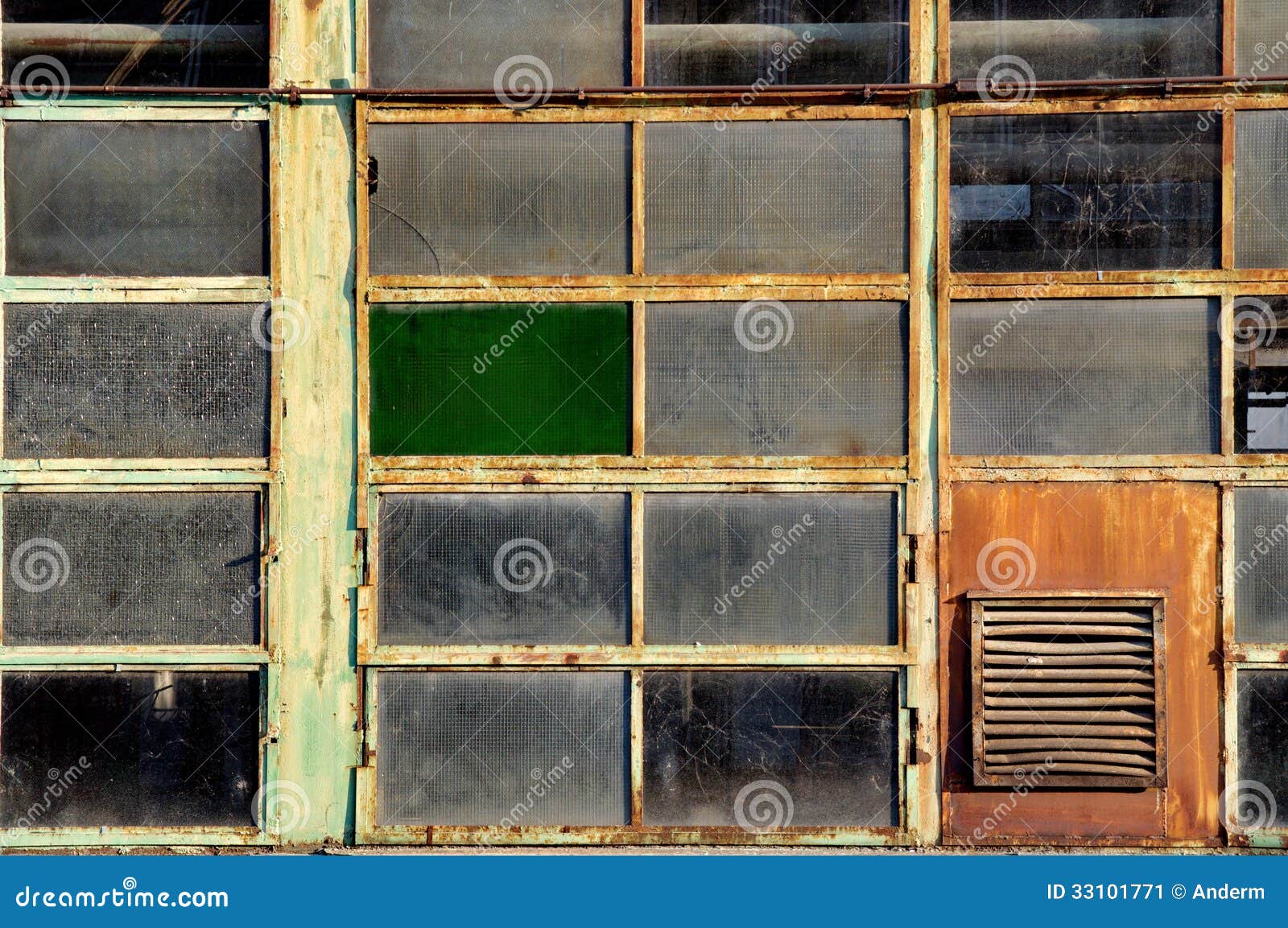 Windows of an old factory stock image. Image of desolate - 33101771