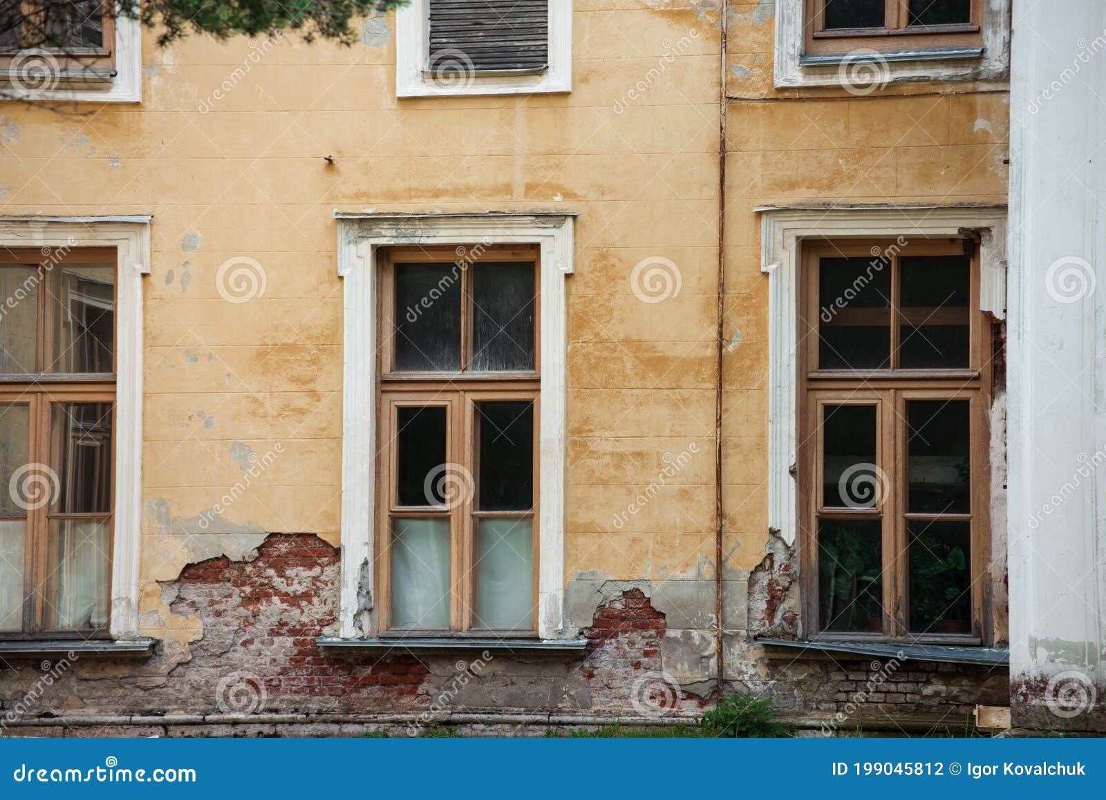 Windows of Historical Building Stock Photo - Image of architectural ...