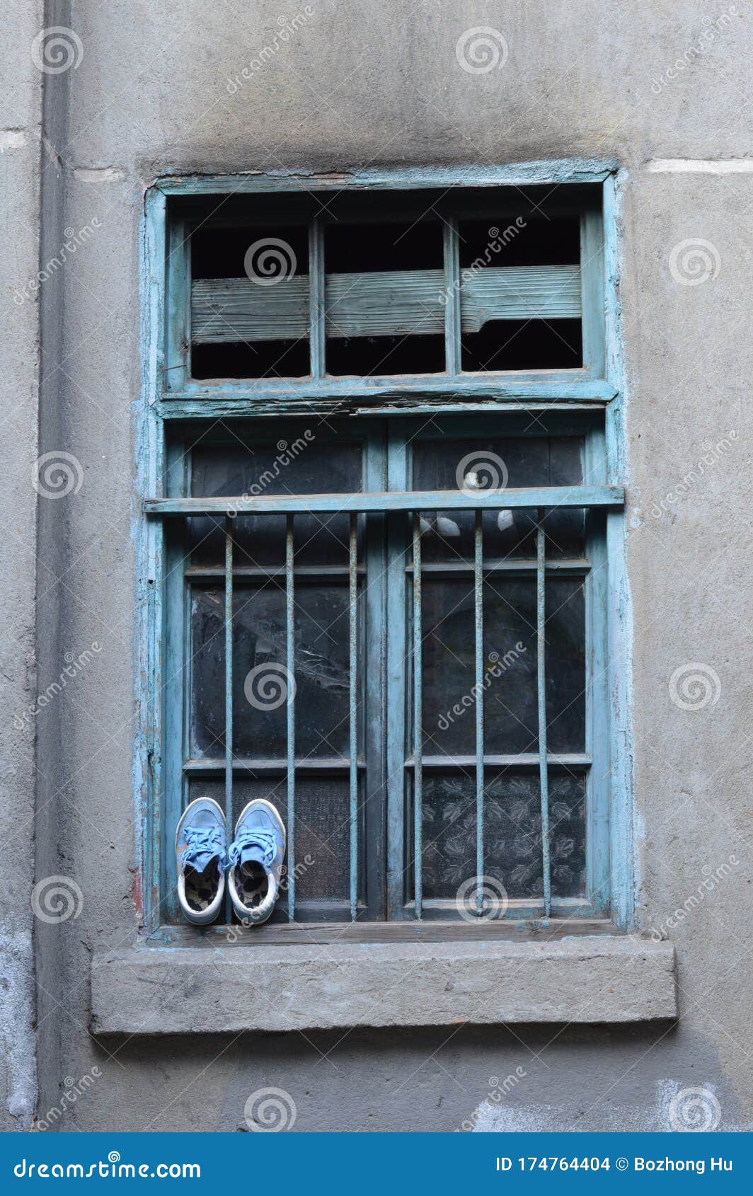 A window in an old house stock photo. Image of bright - 174764404