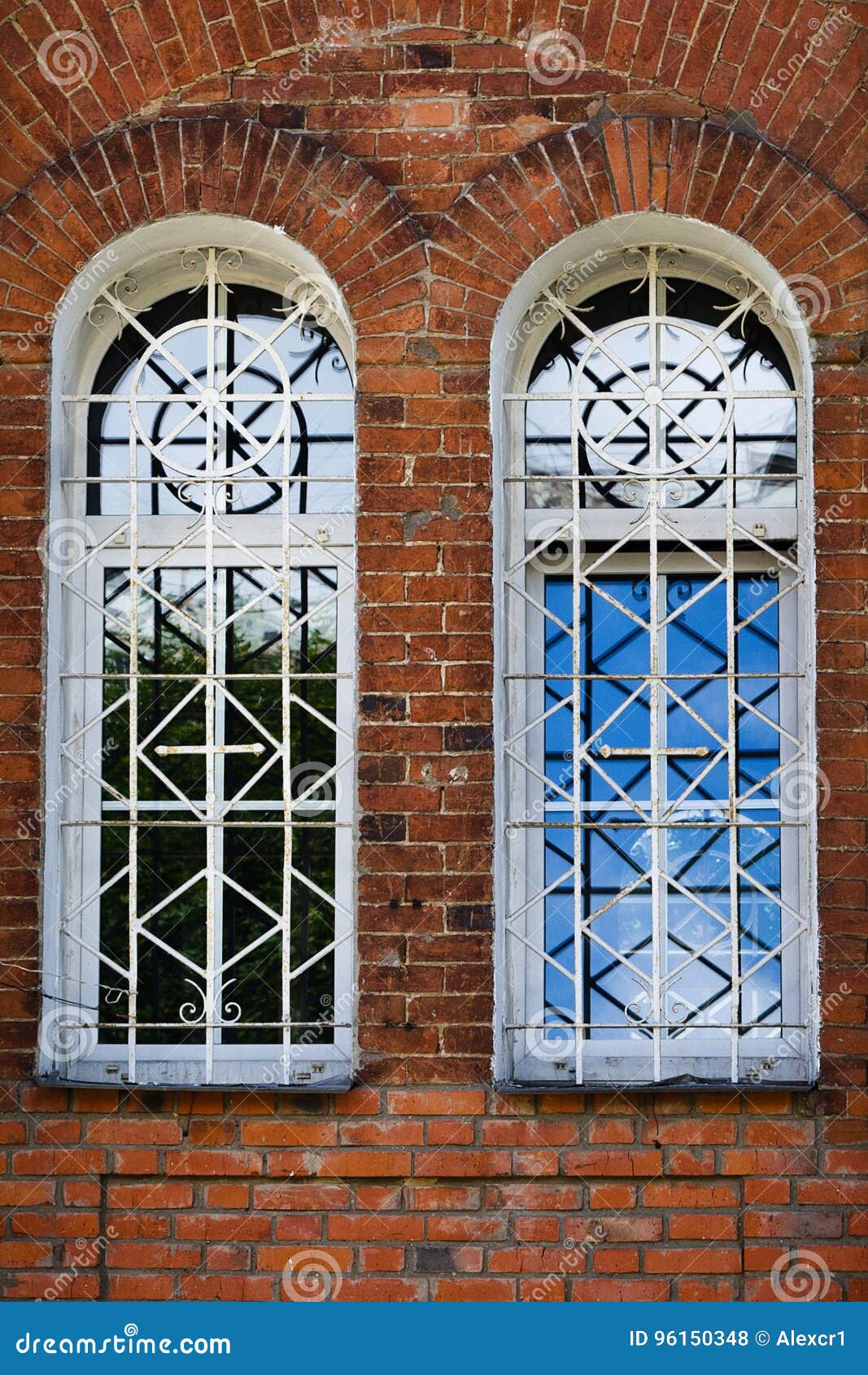 The Windows of the Old Temple. Stock Photo - Image of cityscape ...