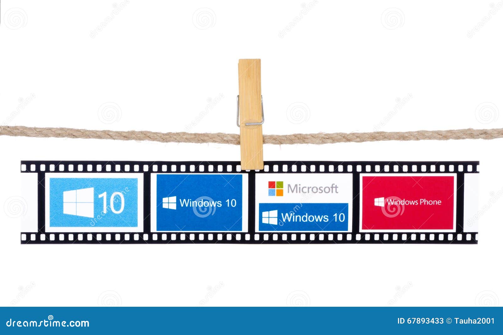 Windows 10 The Operating System Developed By Microsoft. Editorial Stock ...