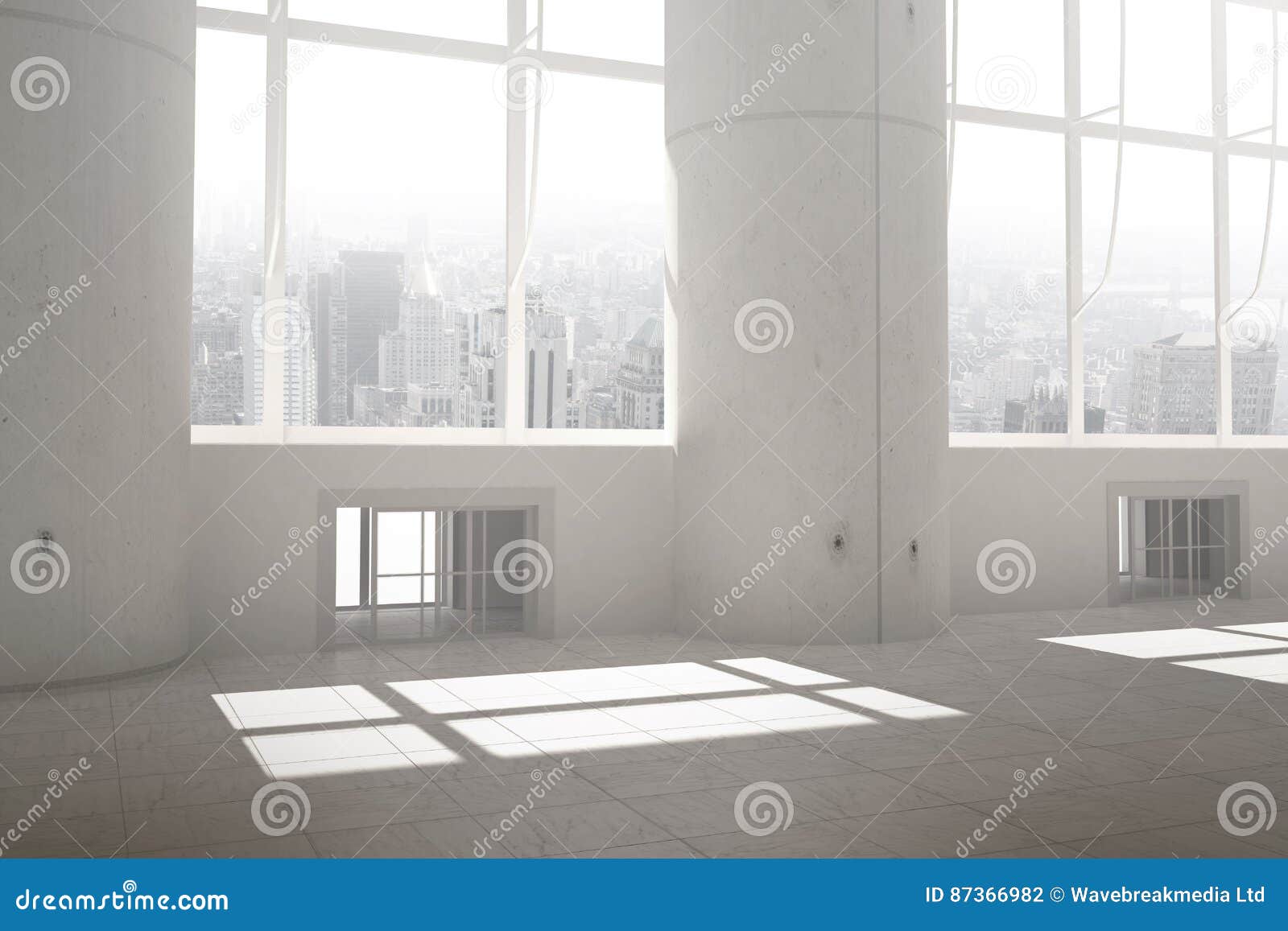 Windows overlooking city stock photo. Image of industry - 87366982