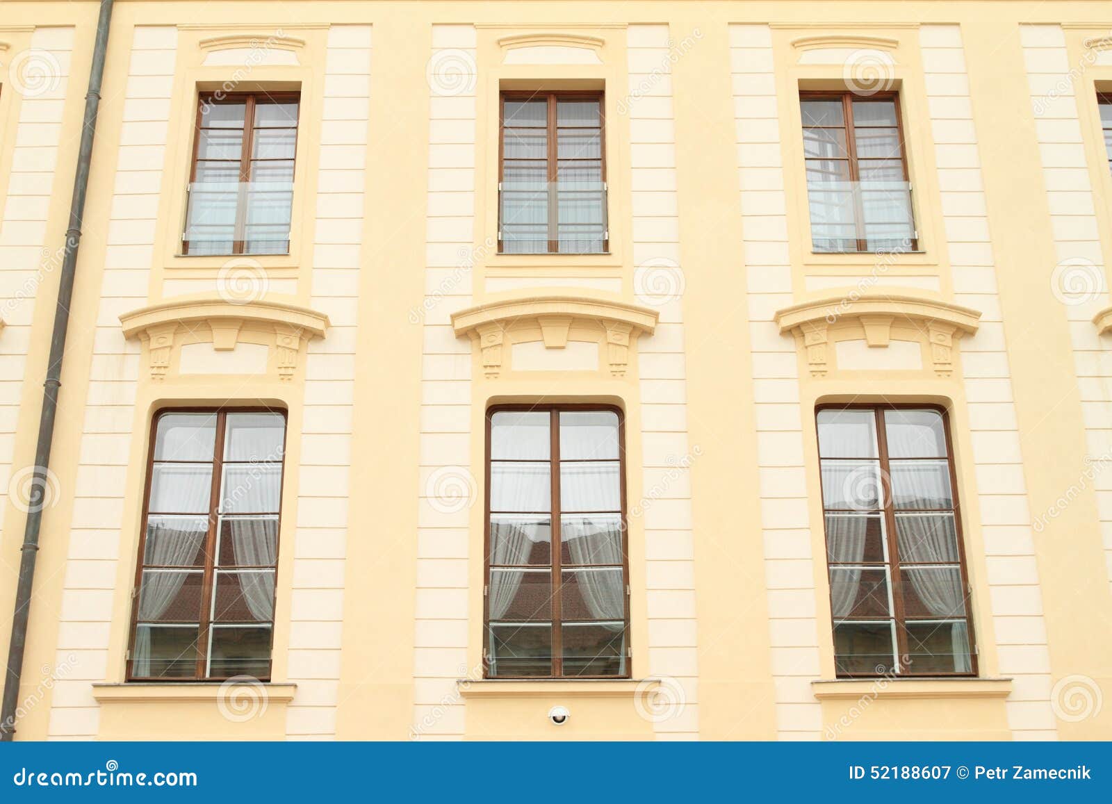 Windows of a palace stock image. Image of prague, windows - 52188607