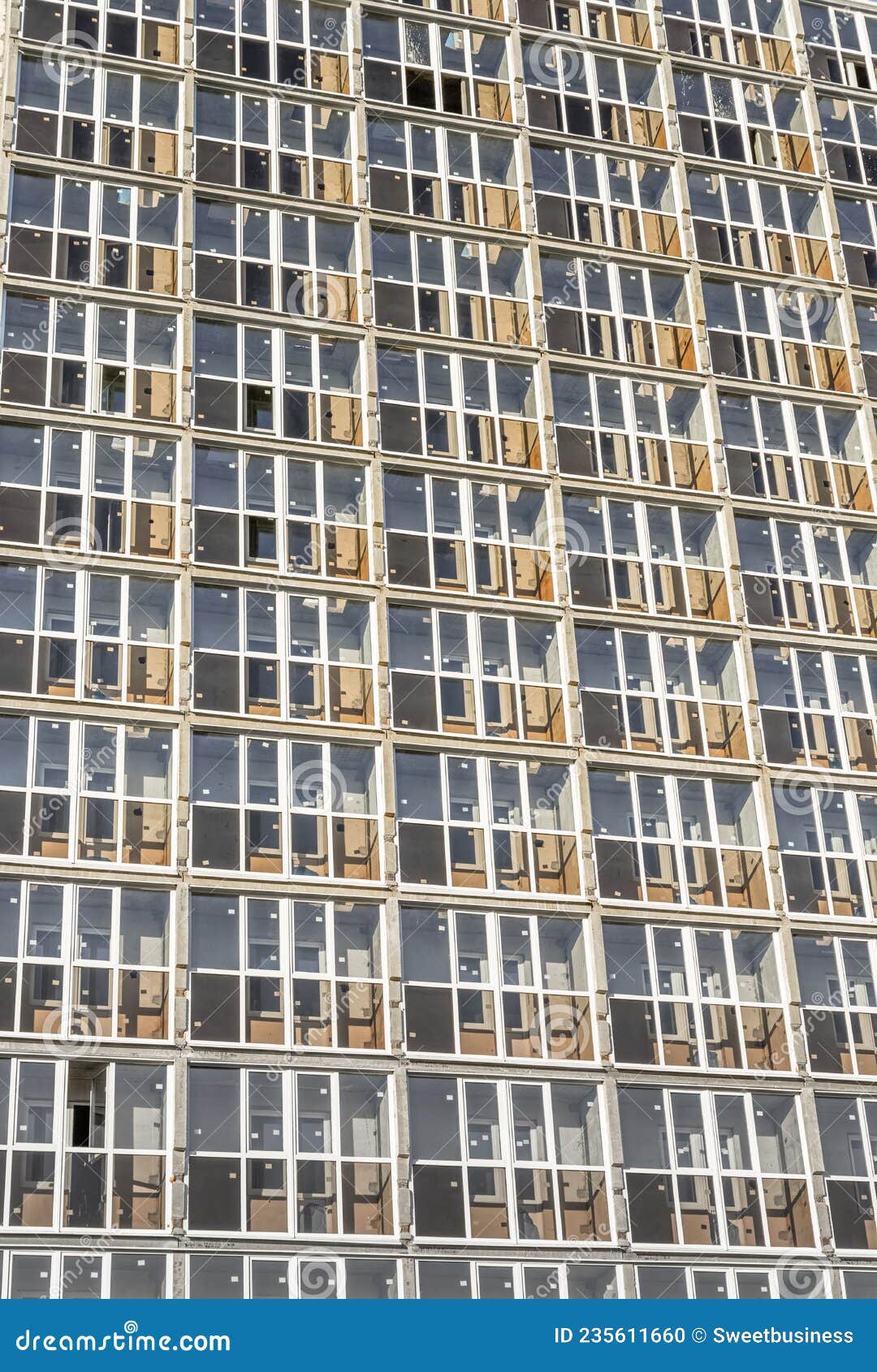 Windows Pattern Textures Exterior of Building Stock Photo - Image of ...