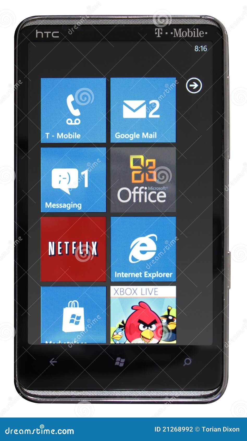 Windows Phone 7 editorial photography. Image of office - 21268992