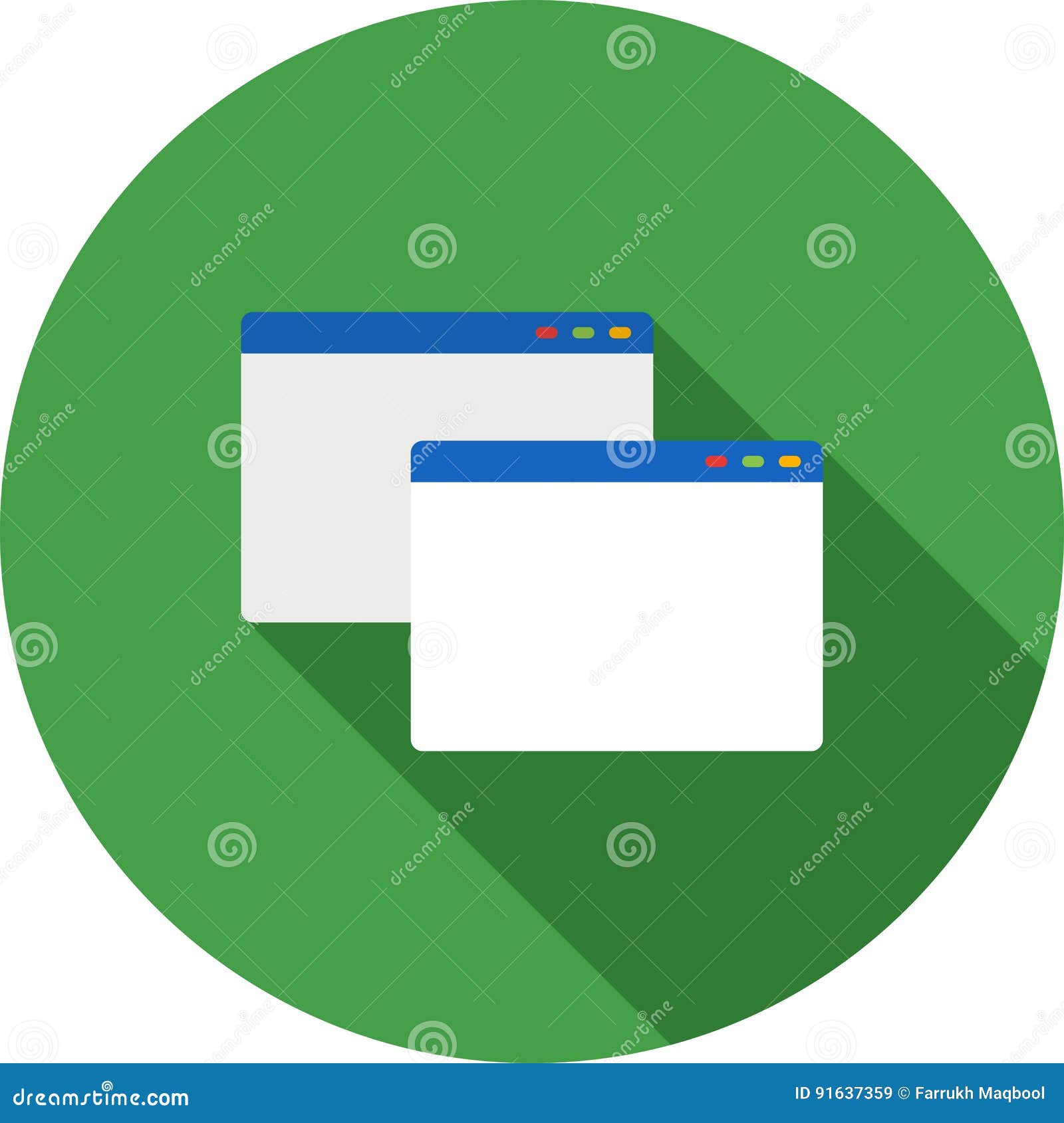 Windows stock vector. Illustration of vector, interface - 91637359