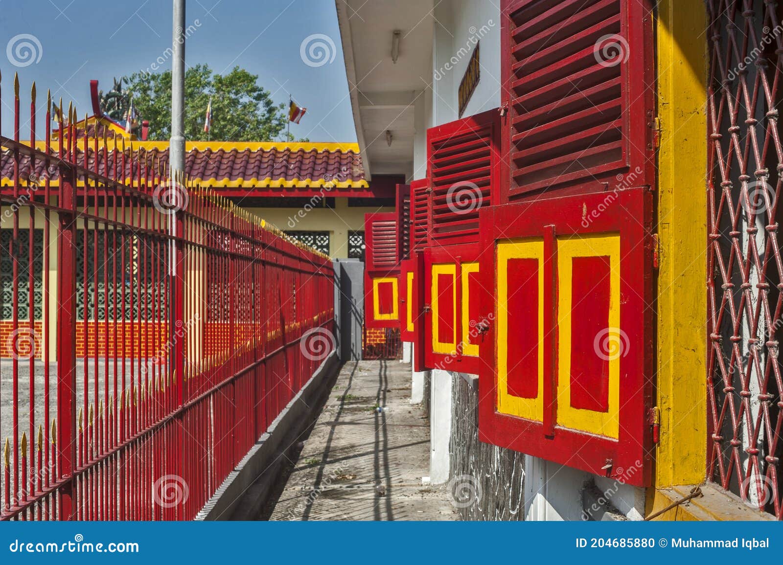 Windows and Railings at Avalokitesvara Temple, the Oldest Temple in ...