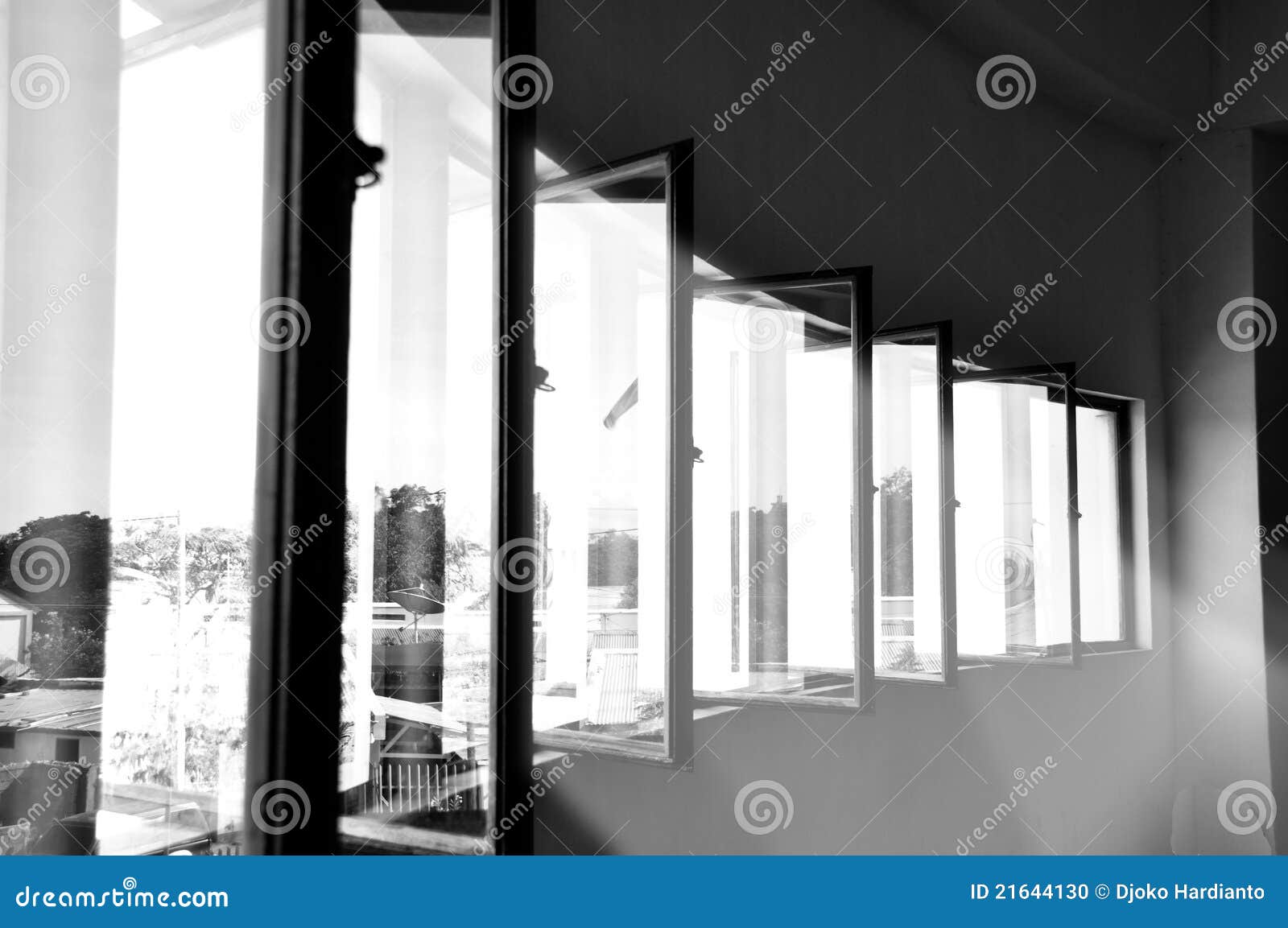 Windows & Rays of Light Stock Photo - Image of white, architect: 21644130
