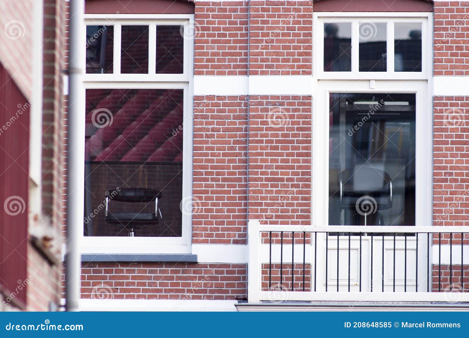 Windows in the Red Light District Stock Image - Image of exterior ...