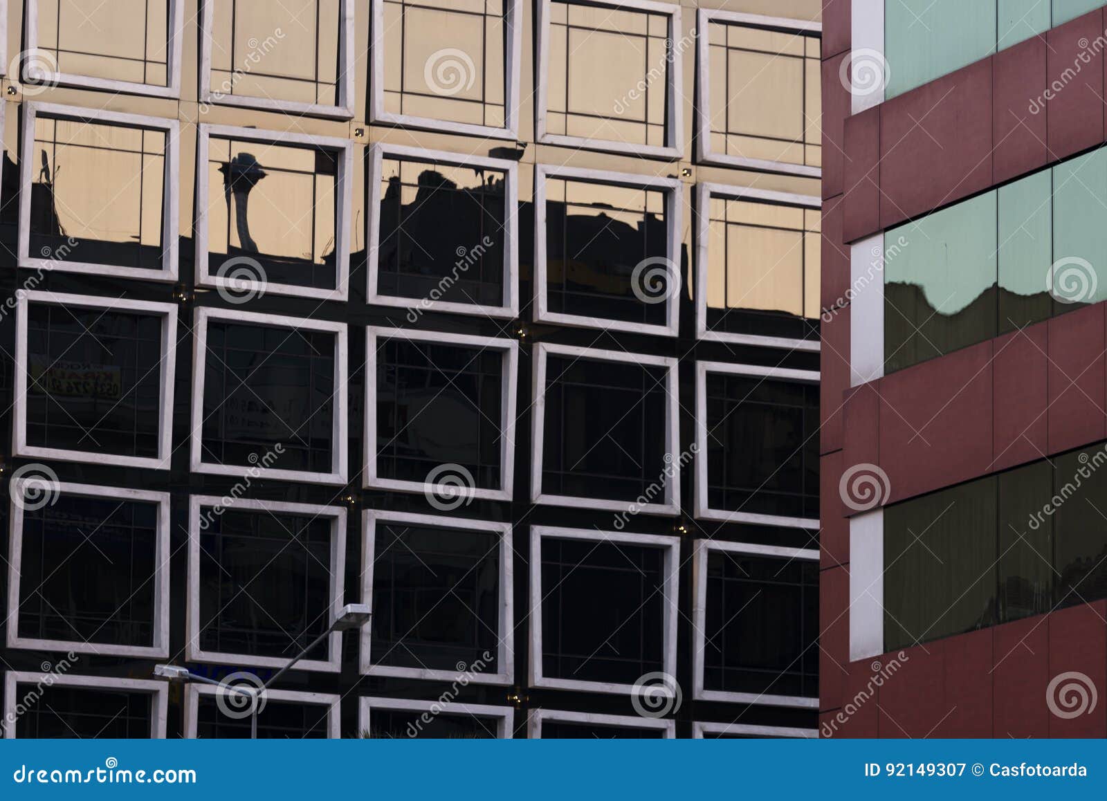 Windows and Reflections Abstract Background. Stock Image - Image of ...