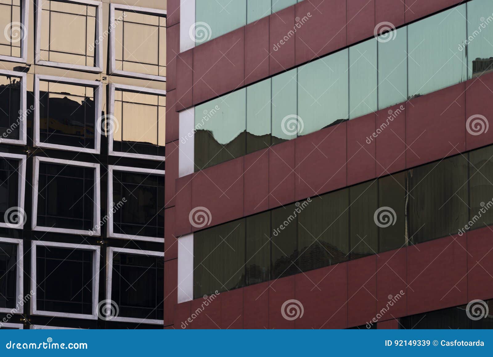 Windows and Reflections Abstract Background. Stock Image - Image of ...