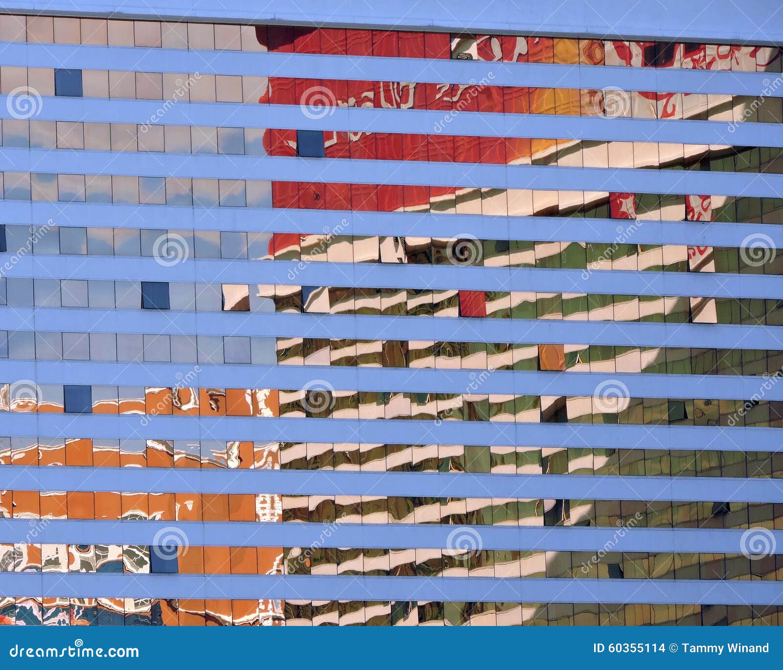 Windows Reflections Abstract Background Texture Stock Photo - Image of ...