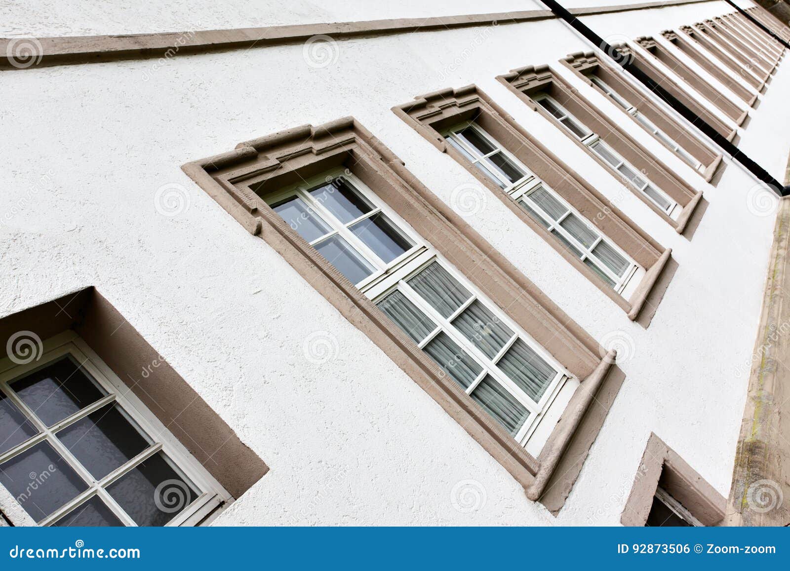 Windows in a row stock photo. Image of europe, cozy, comfortableness ...
