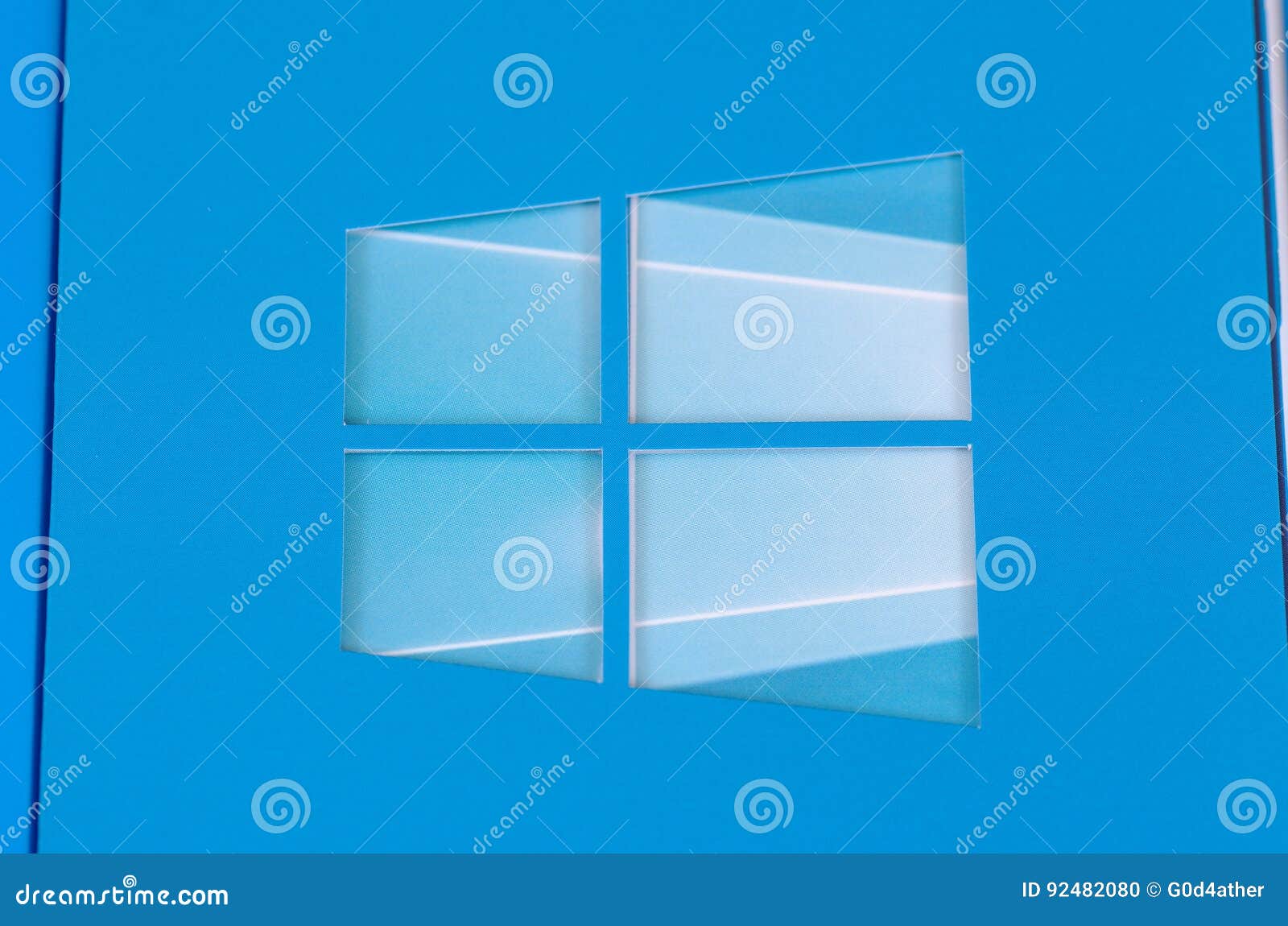 Windows 10 editorial image. Image of technology, illustrative - 92482080