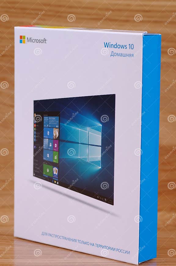 Windows 10 editorial stock image. Image of blue, closeup - 92482149