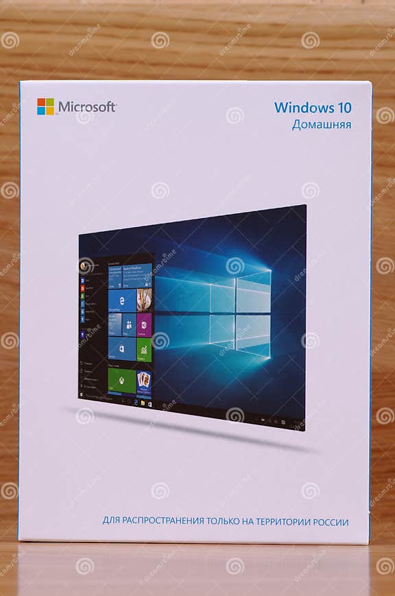 Windows 10 editorial photography. Image of multimedia - 92482247