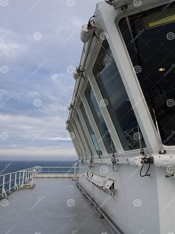 Windows of a ships bridge stock photo. Image of ship - 32204882